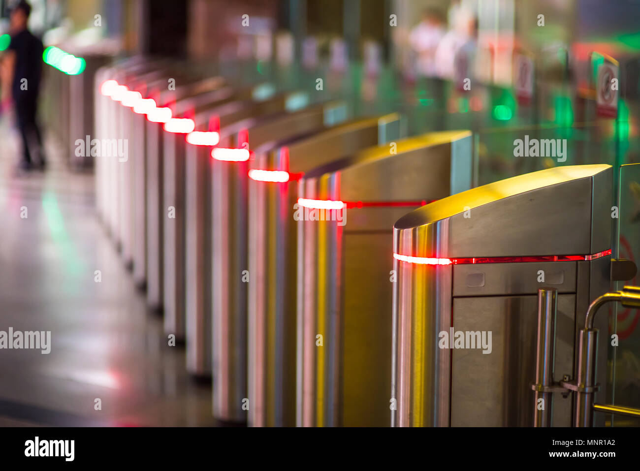 Nyc subway turnstile hi-res stock photography and images - Alamy