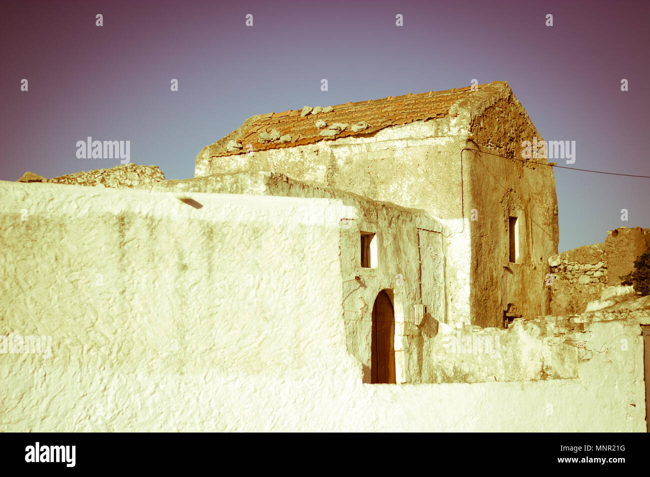 Ancient Greek houses Stock Photo - Alamy