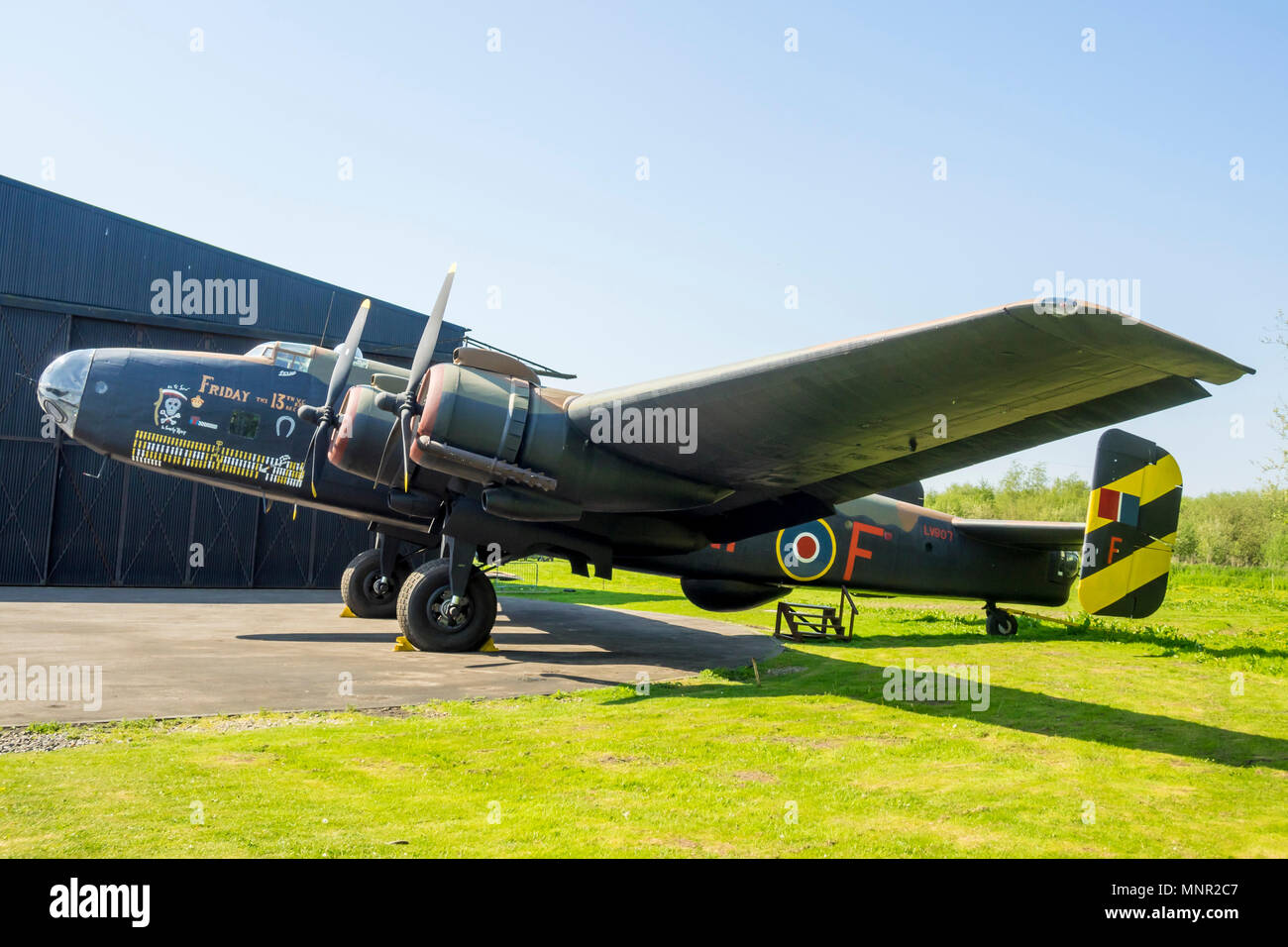 Handley Page Halifax heavy bomber in allied service during World War ...