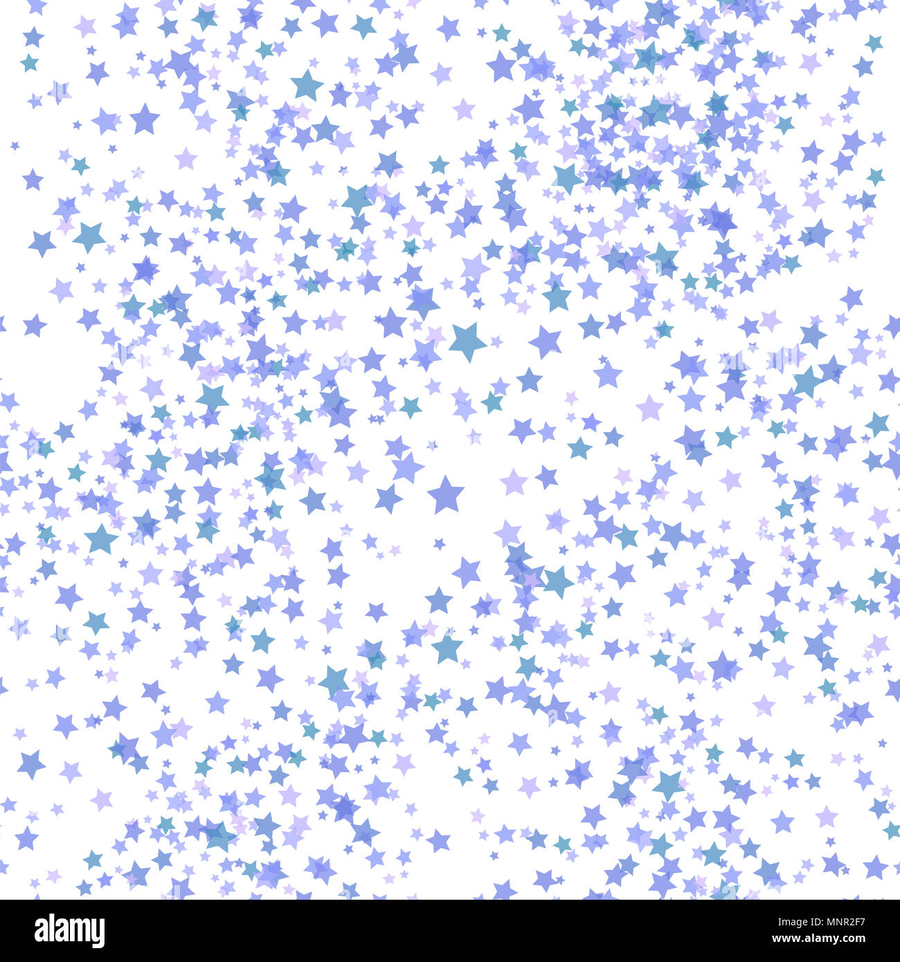 Set of Blue Stars. Seamless Starry Pattern Stock Photo - Alamy