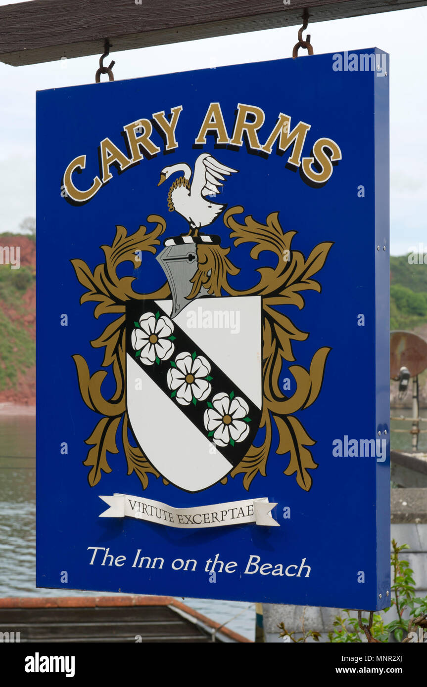 Cary Arms & Spa, Babbacombe Beach, Devonshire Stock Photo - Alamy