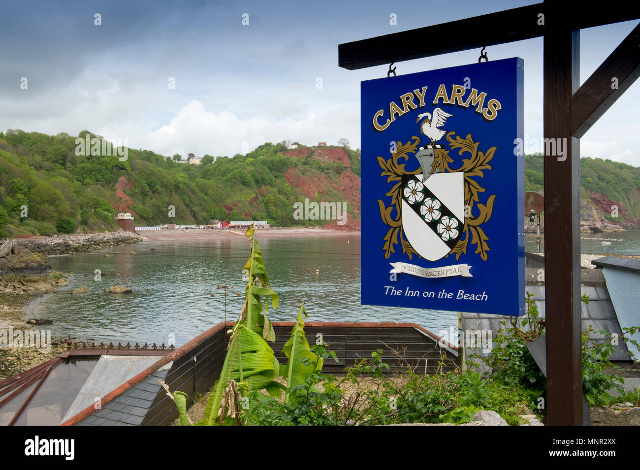 Cary Arms & Spa, Babbacombe Beach, Devonshire Stock Photo - Alamy