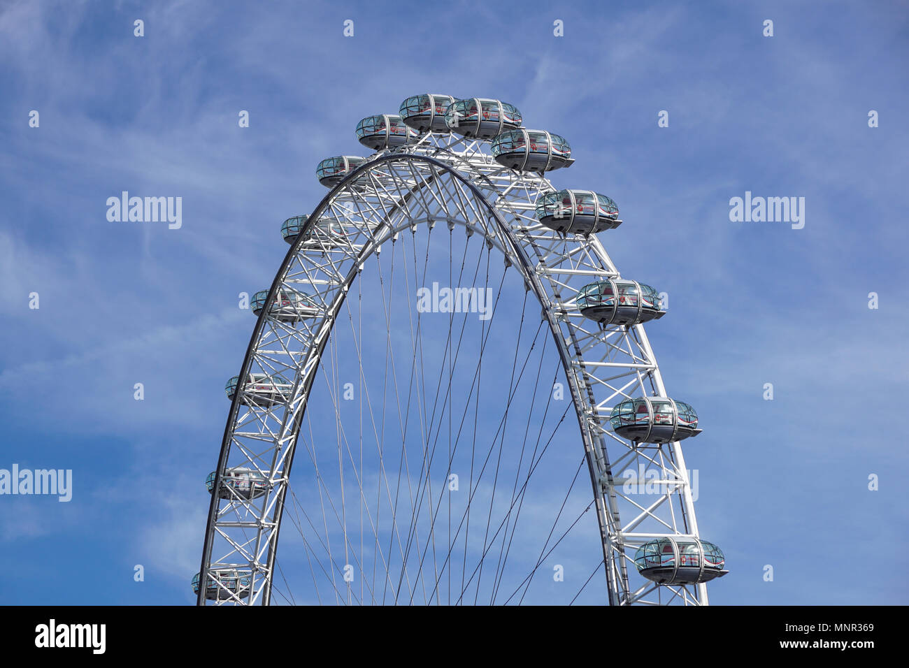 LONDON, UNITED KINGDOM - MAY 6: Detail of London Eye on May 6, 2011 in ...