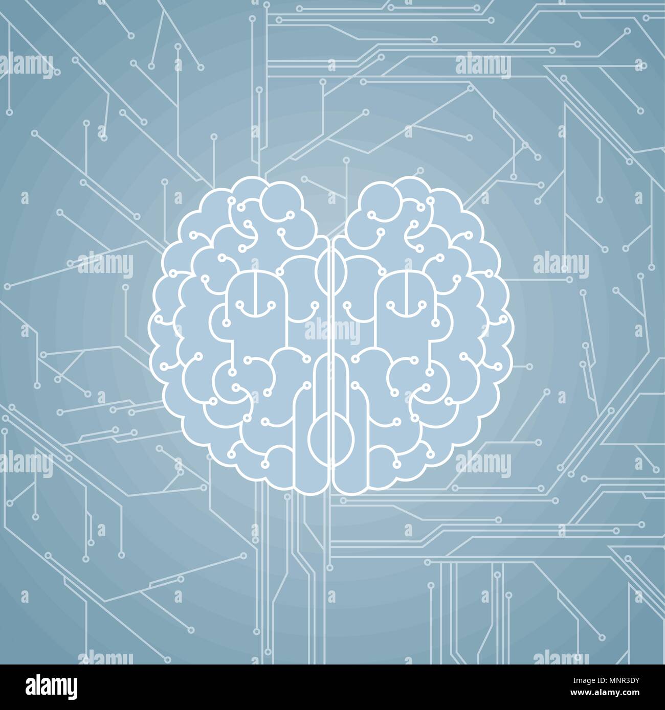 Big creative design concept, computer network Stock Vector Image & Art ...