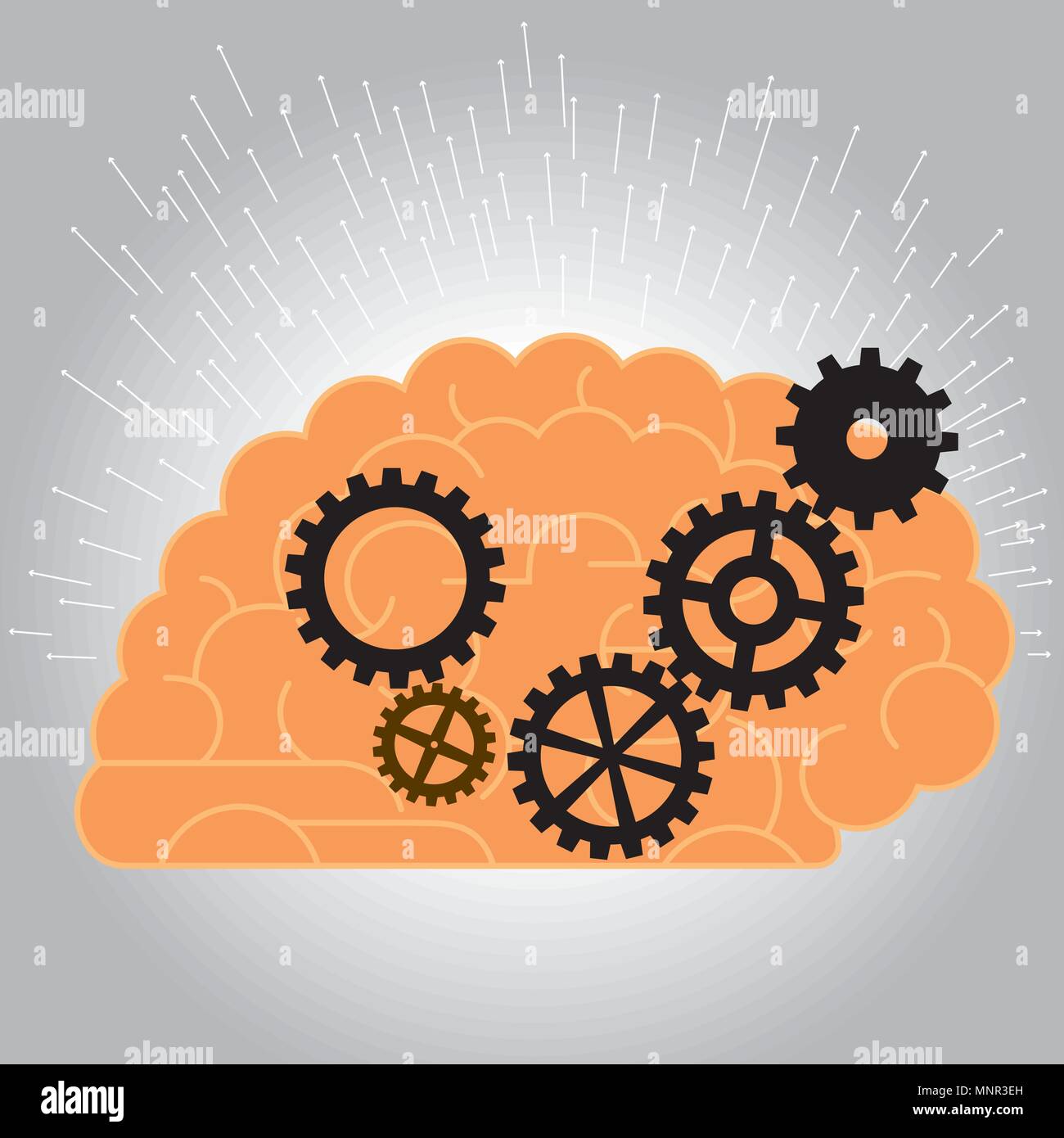 Big creative design concept,artificial intelligence Stock Vector Image ...