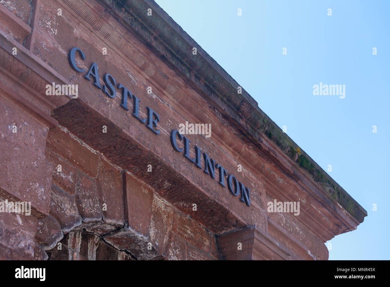 New York, USA - May 9, 2018 : Castle Clinton National Monument in ...