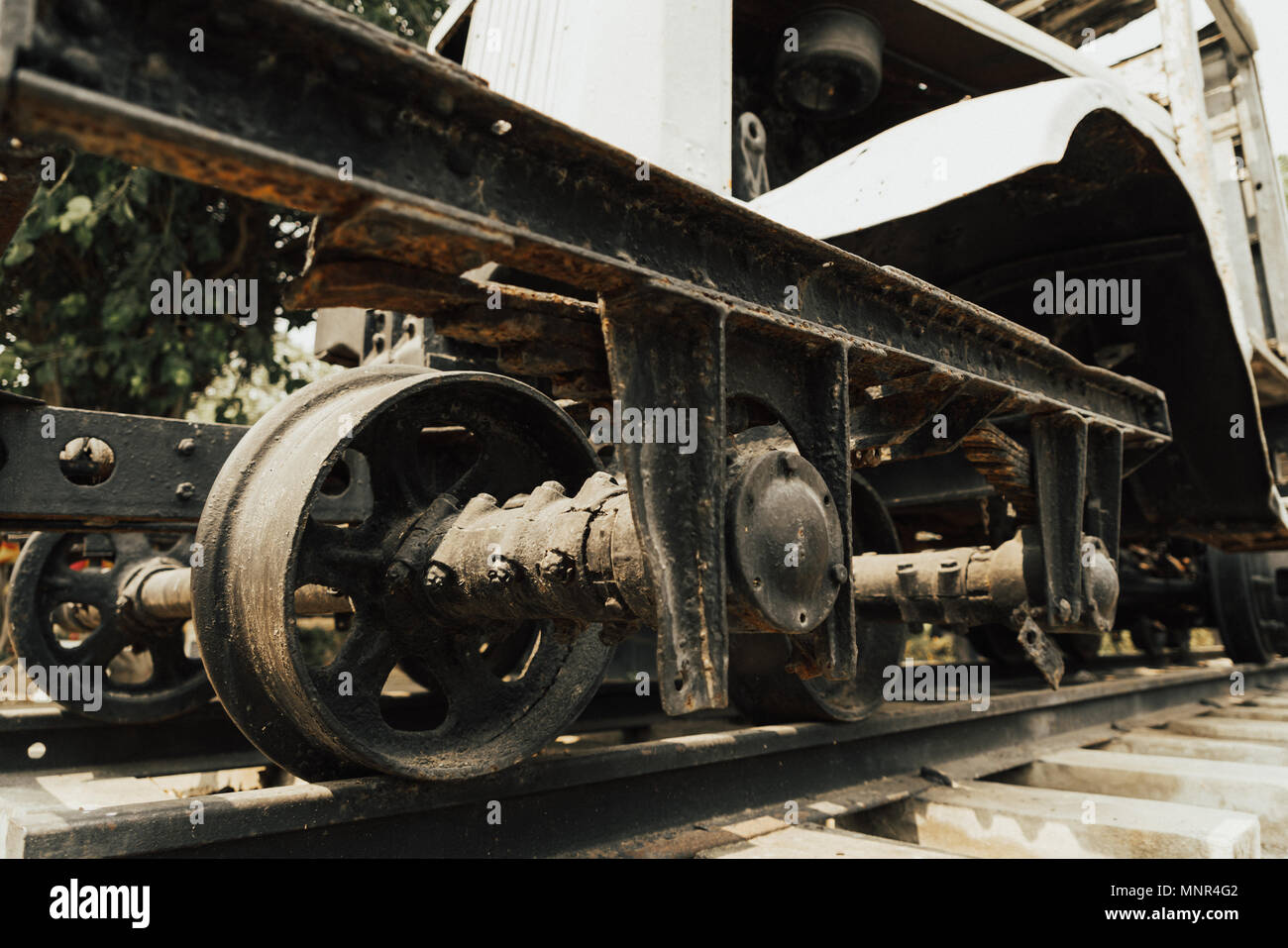 Old steam engine death railway hi-res stock photography and images - Alamy
