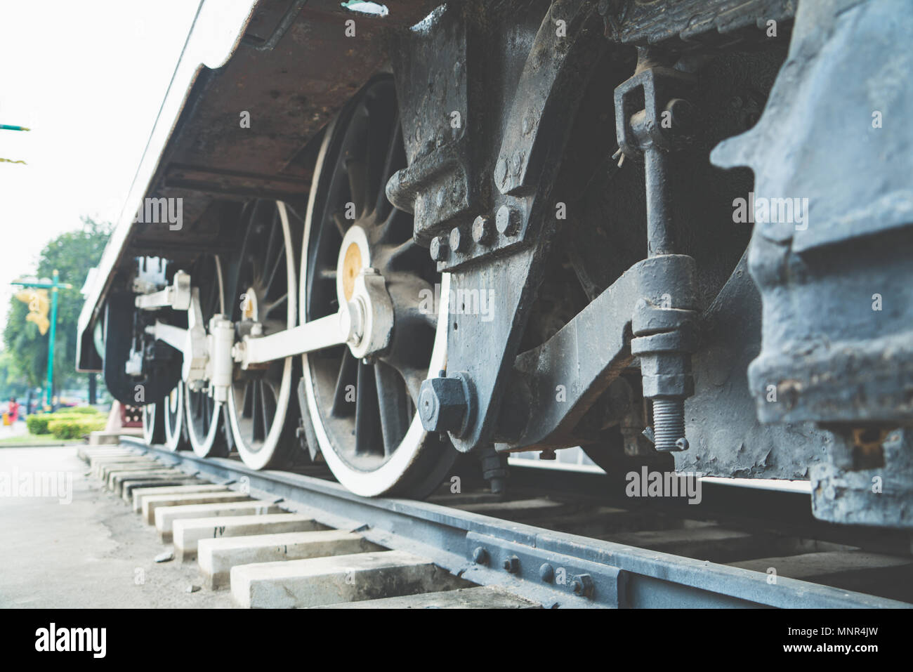 Old steam engine death railway hi-res stock photography and images - Alamy
