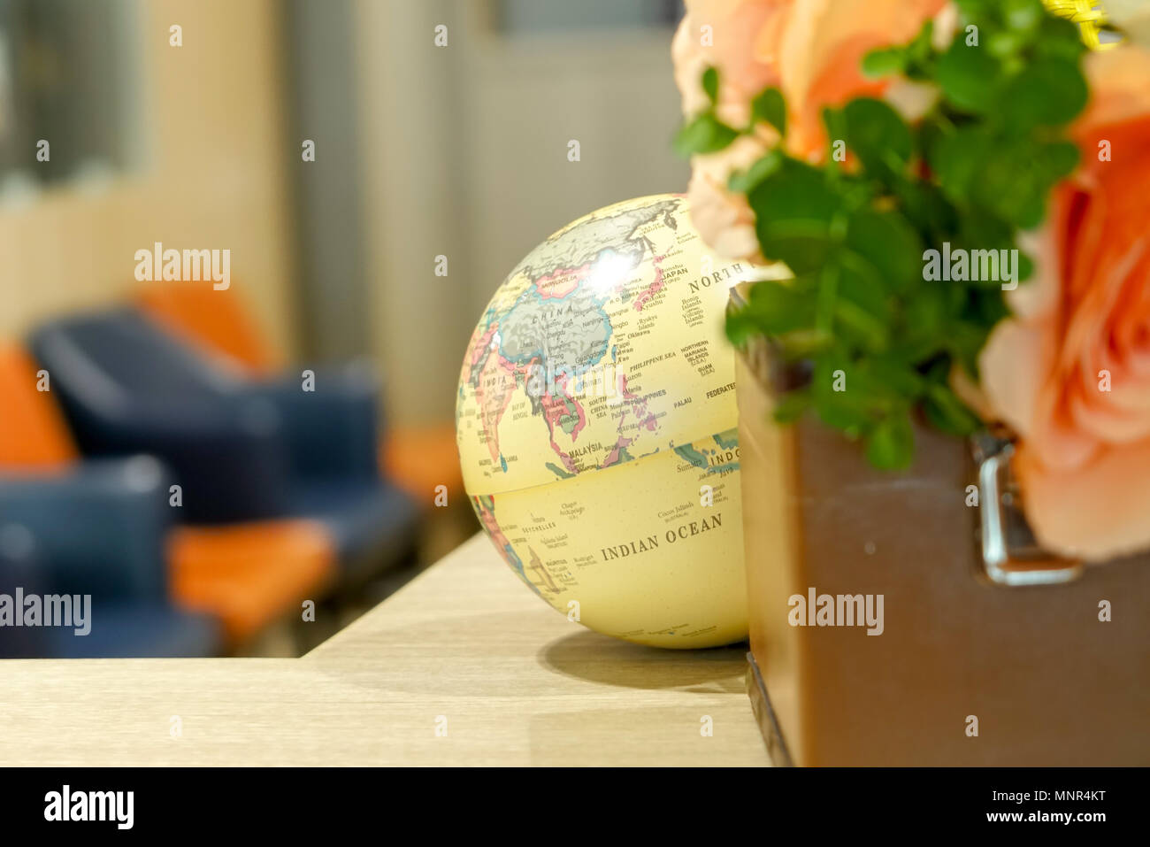 Globe World Map Explore Destination Travel Concept Stock Photo Alamy