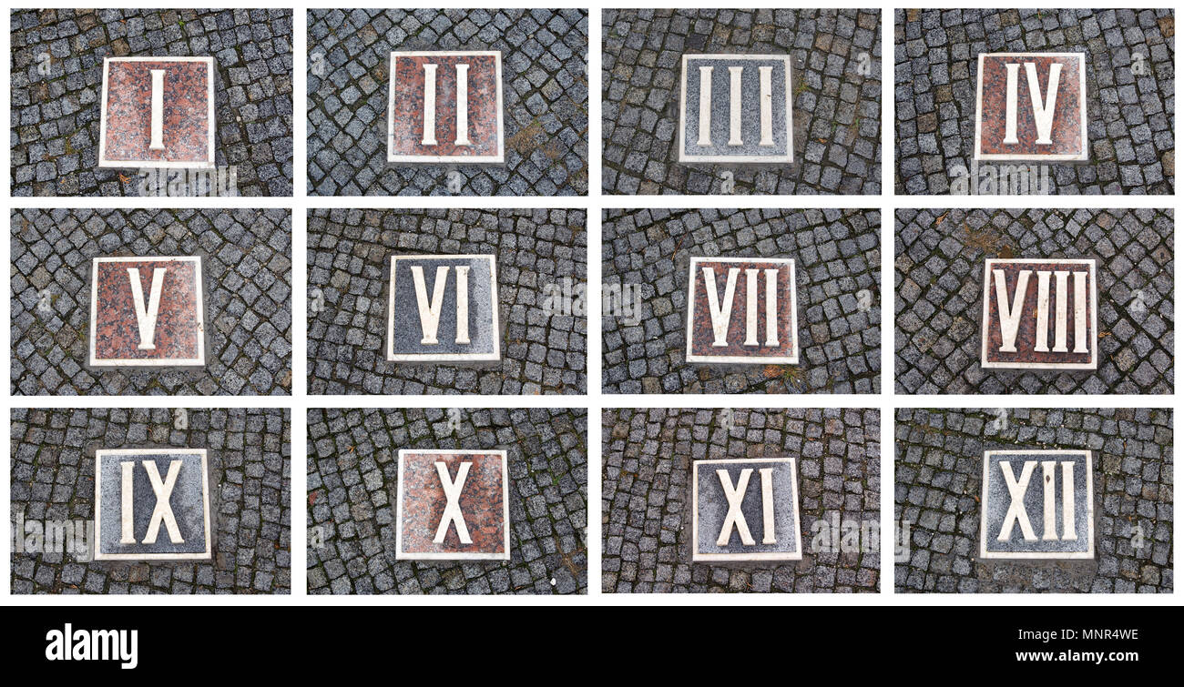 Roman numerals roman sign hi-res stock photography and images - Alamy