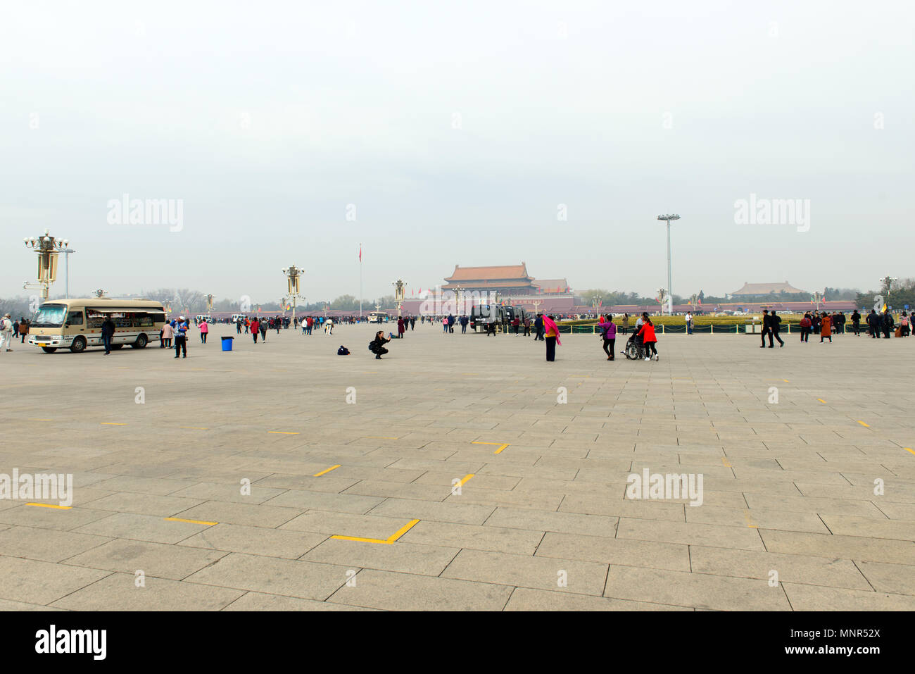 Beijing tiananmen square in China Stock Photo - Alamy
