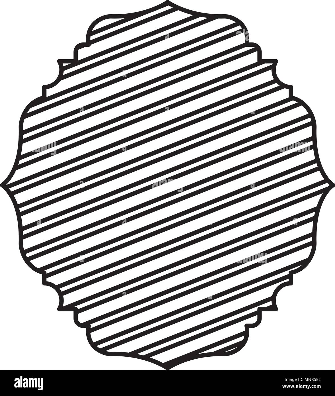 elegant frame with stripes Stock Vector Image & Art - Alamy