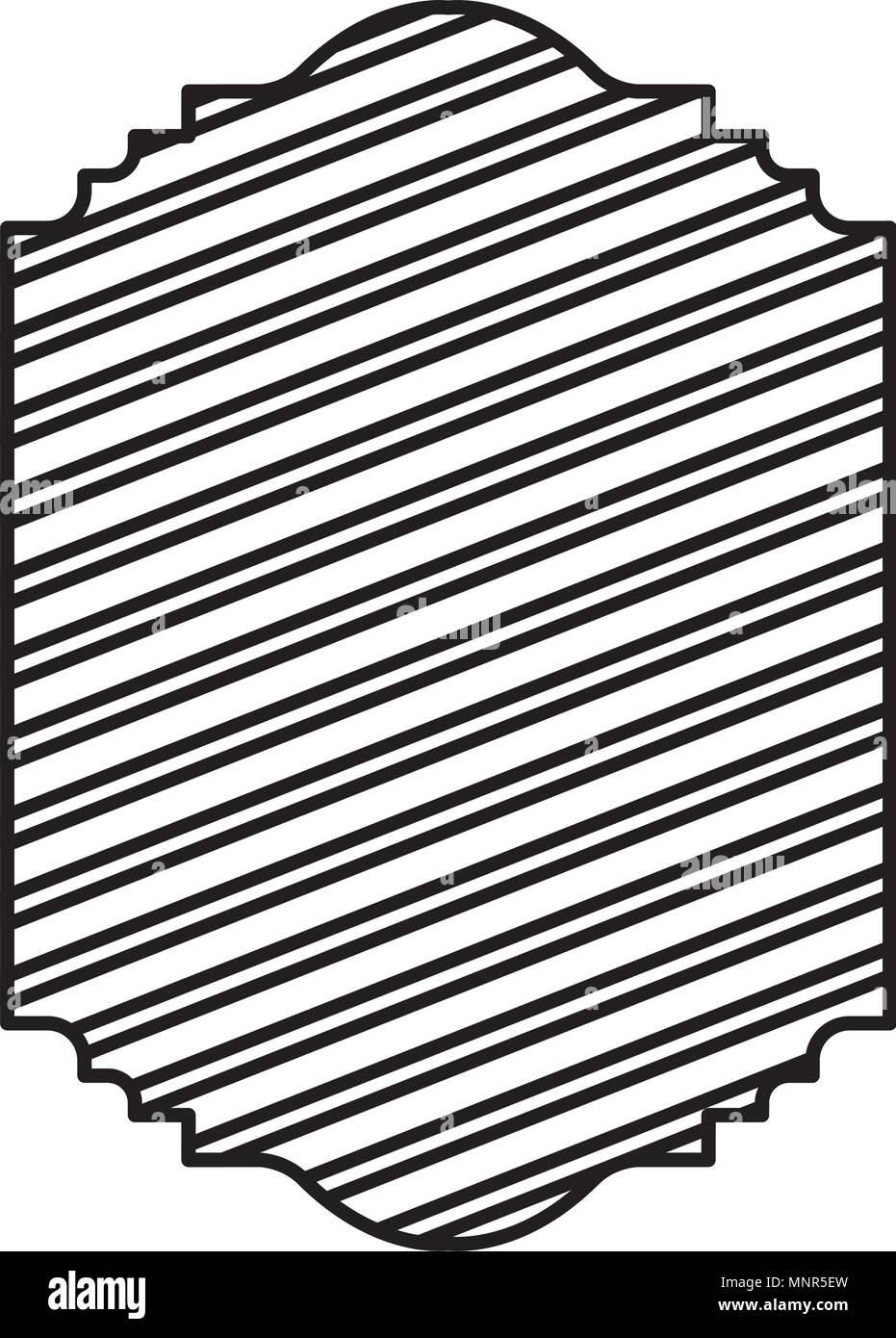 elegant frame with stripes Stock Vector Image & Art - Alamy