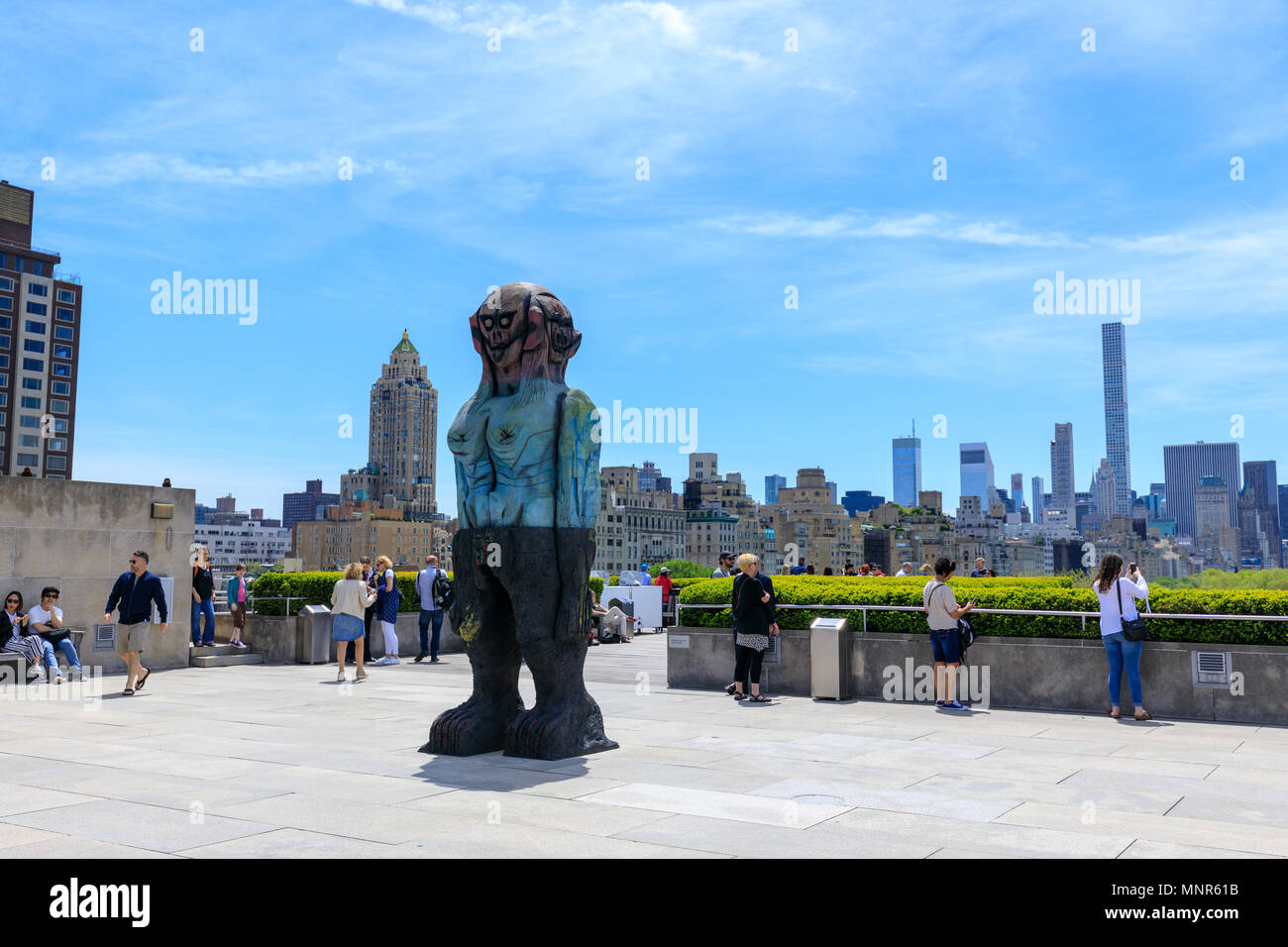 Met museum new york roof hi-res stock photography and images - Alamy