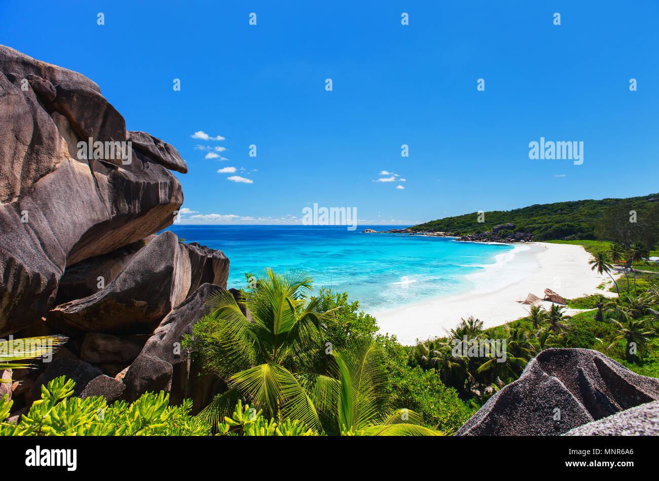 Aerial scenery perfect island beach hi-res stock photography and images ...