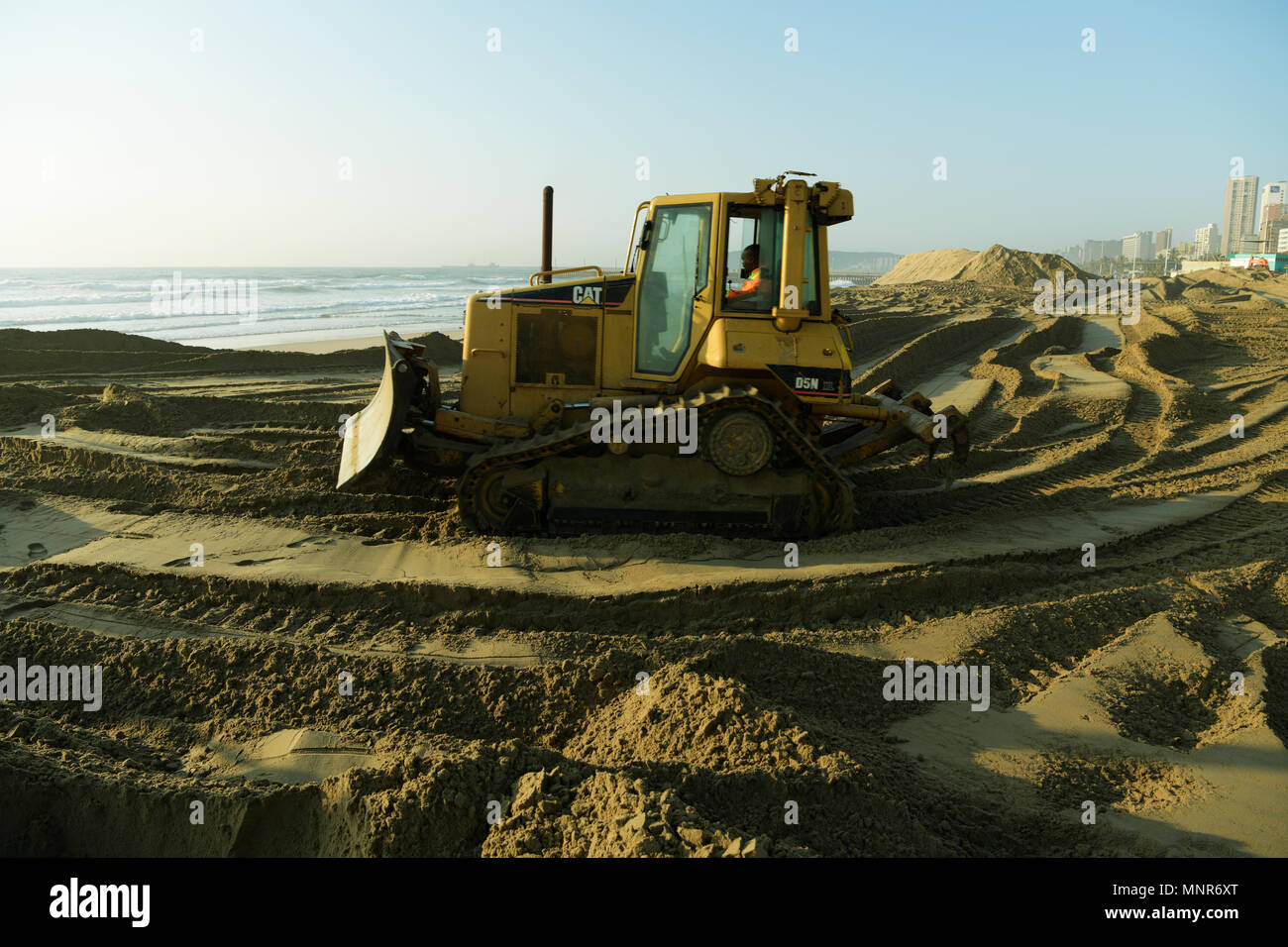Bulldozer beach damage hi-res stock photography and images - Alamy
