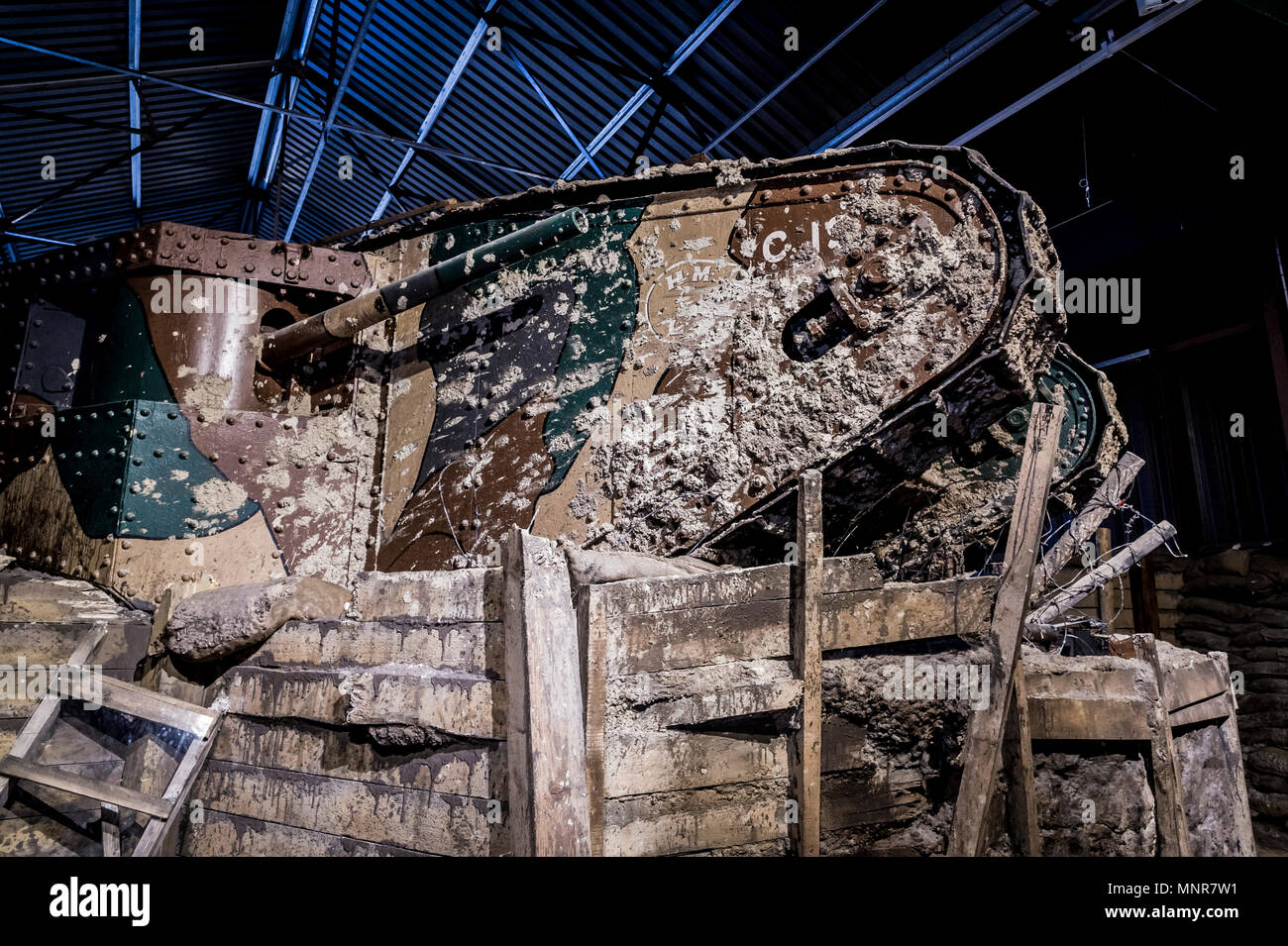 British WWI Battle Tanks as used during the Somme Offensive at ...