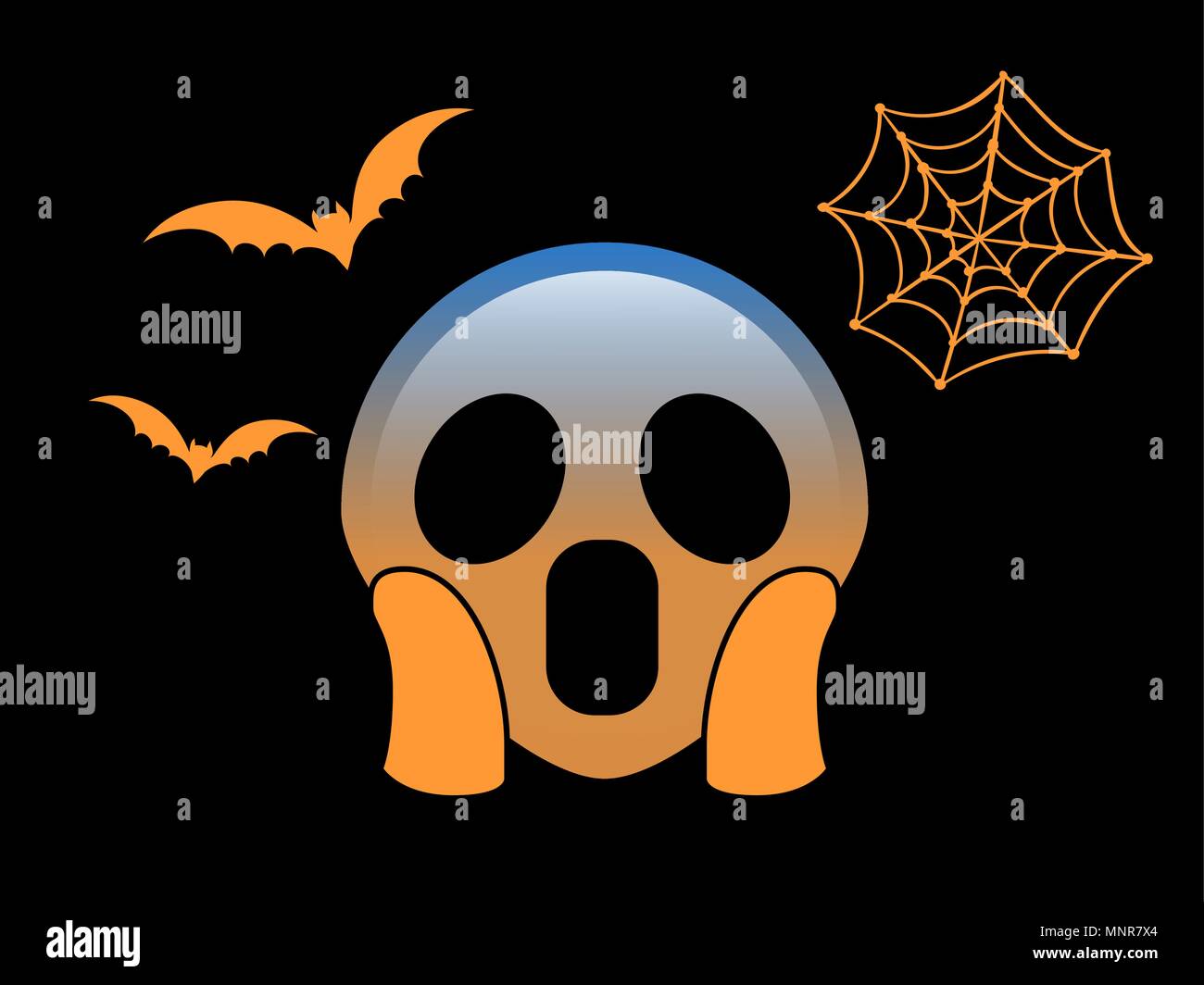 Shocked emoji icon vector vectors hi-res stock photography and images ...