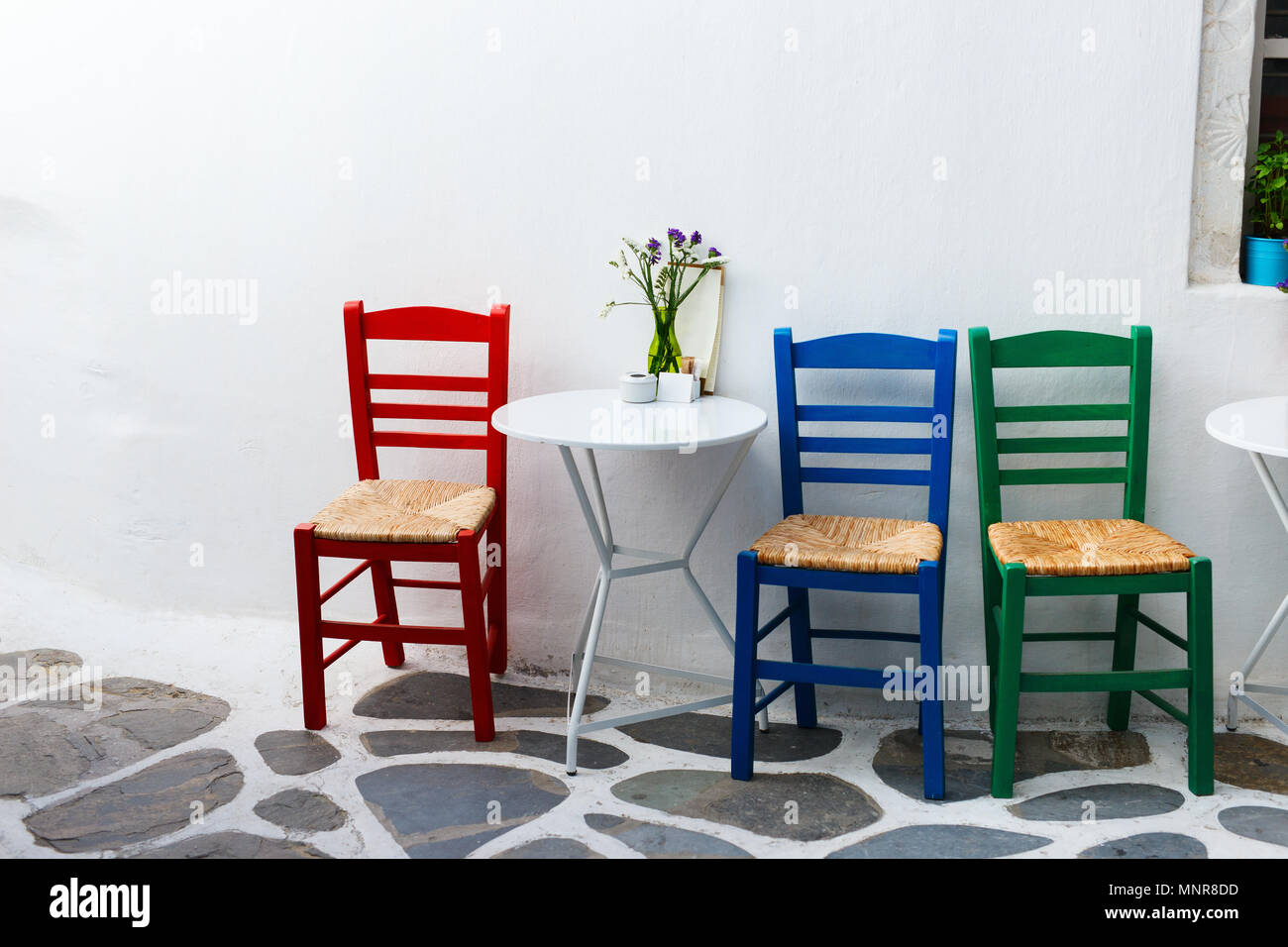 Beautiful greek houses on street hi-res stock photography and images ...