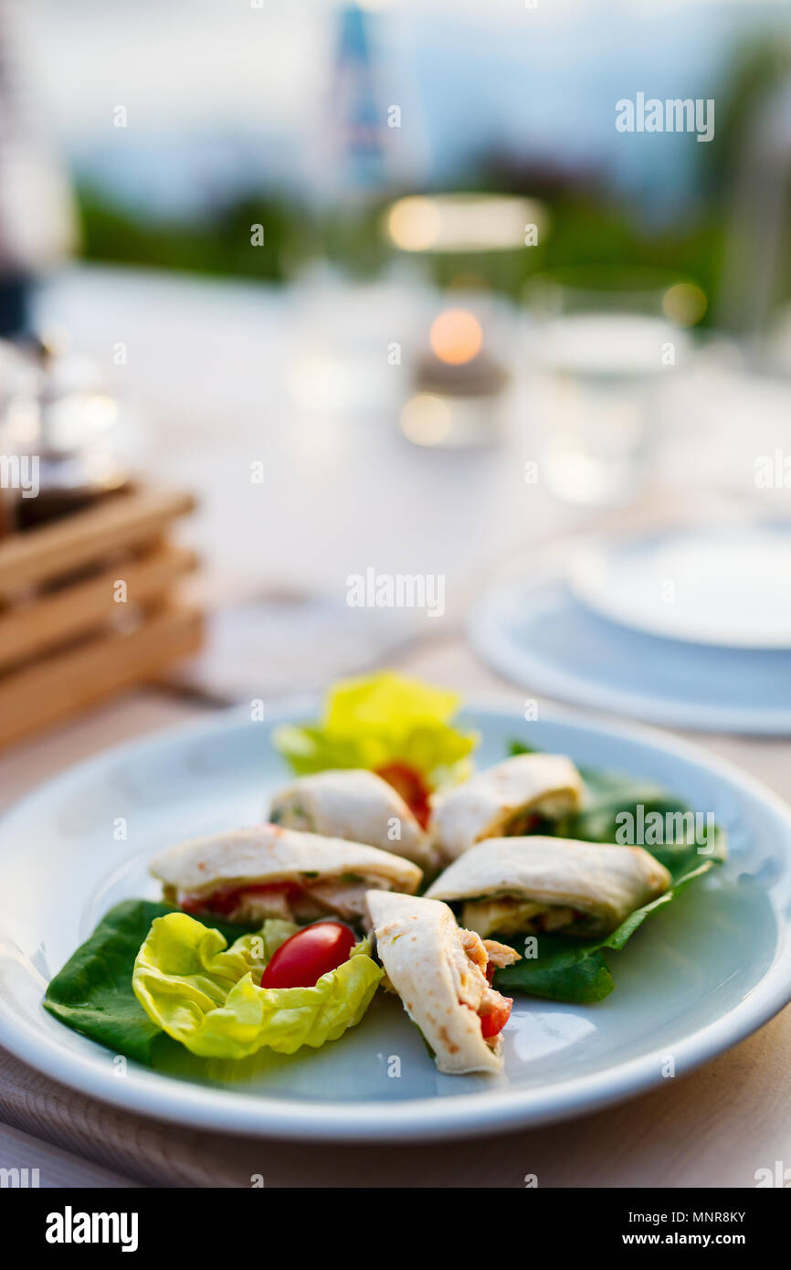 Delicious appetizer served in hi-res stock photography and images - Alamy