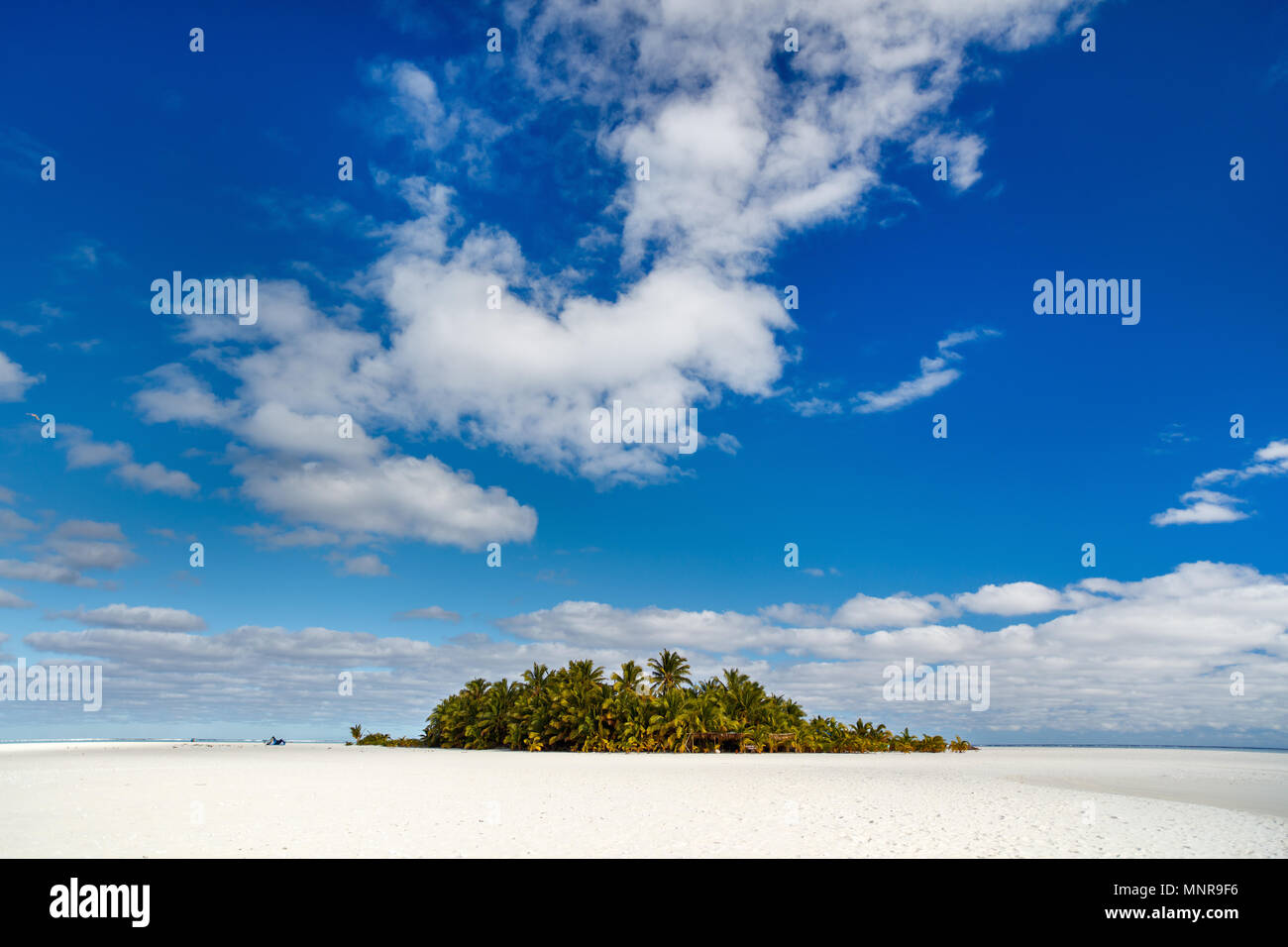 Idyllic tropical island and turquoise ocean water in Soth Pacific Stock ...