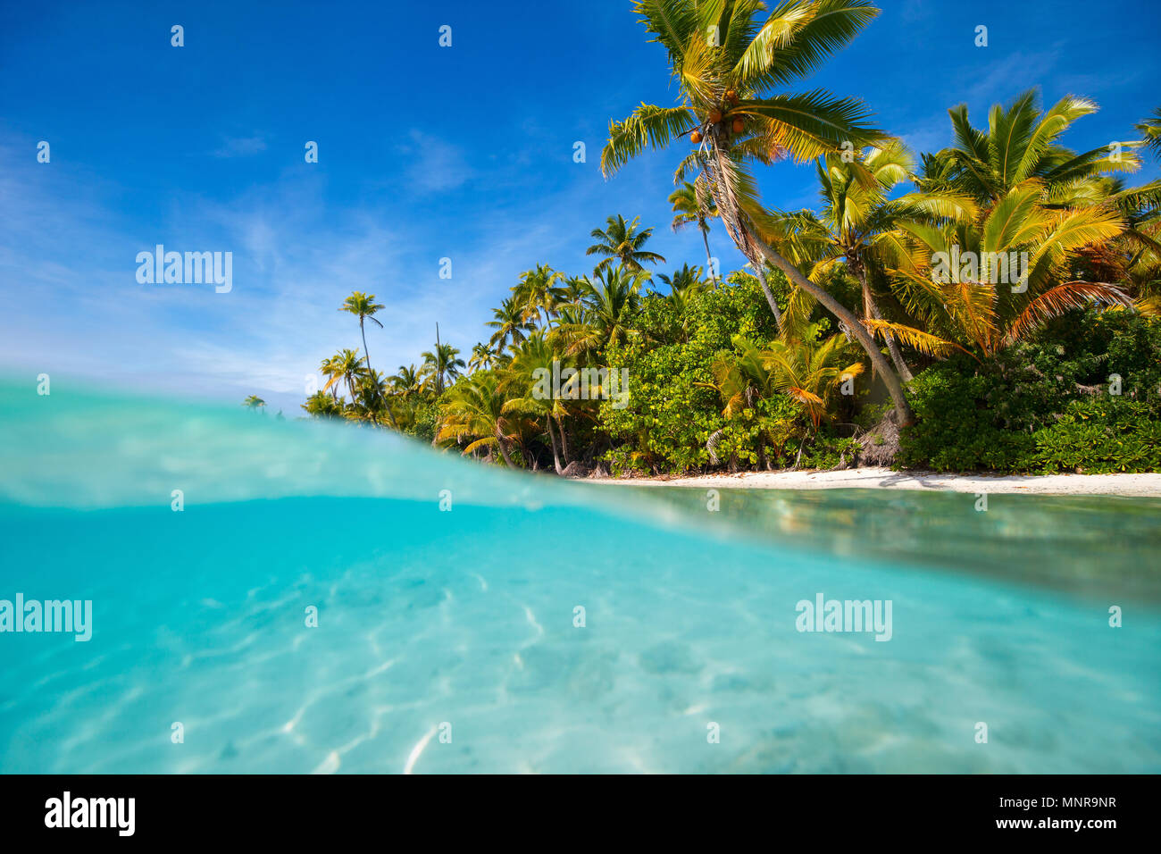 One foot island in lagoon hi-res stock photography and images - Alamy