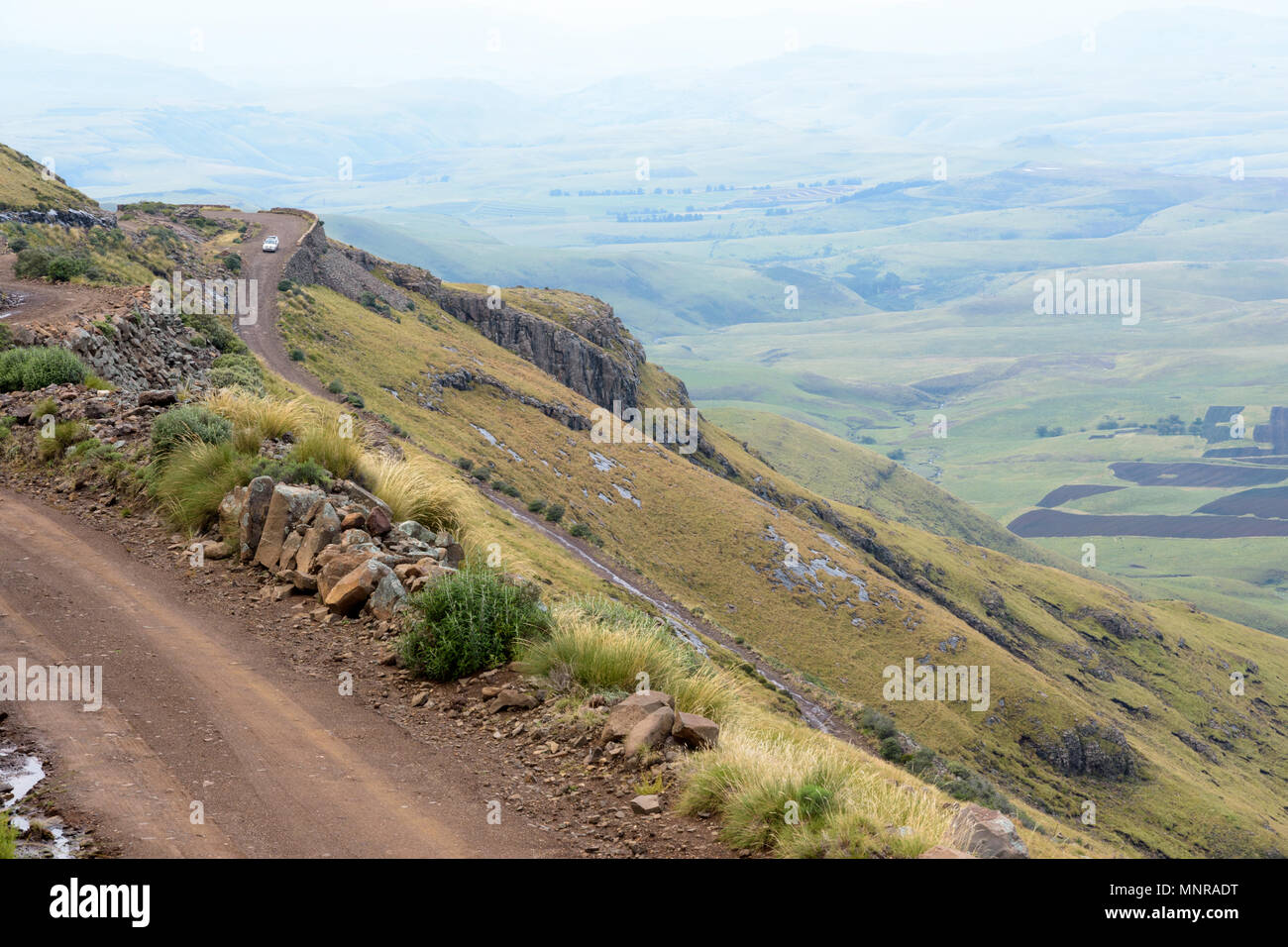 Crossing Naude's neck pass in the Eastern Cape of South Africa Stock ...