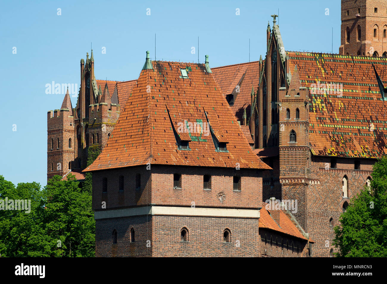 Teutonic Order castle listed World Heritage by UNESCO in Malbork ...