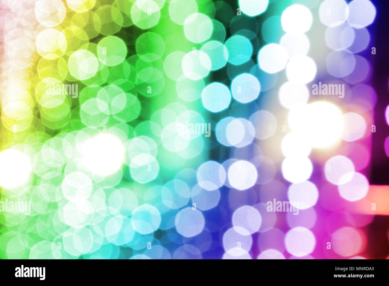 Rainbow color blur light decoration hi-res stock photography and images ...