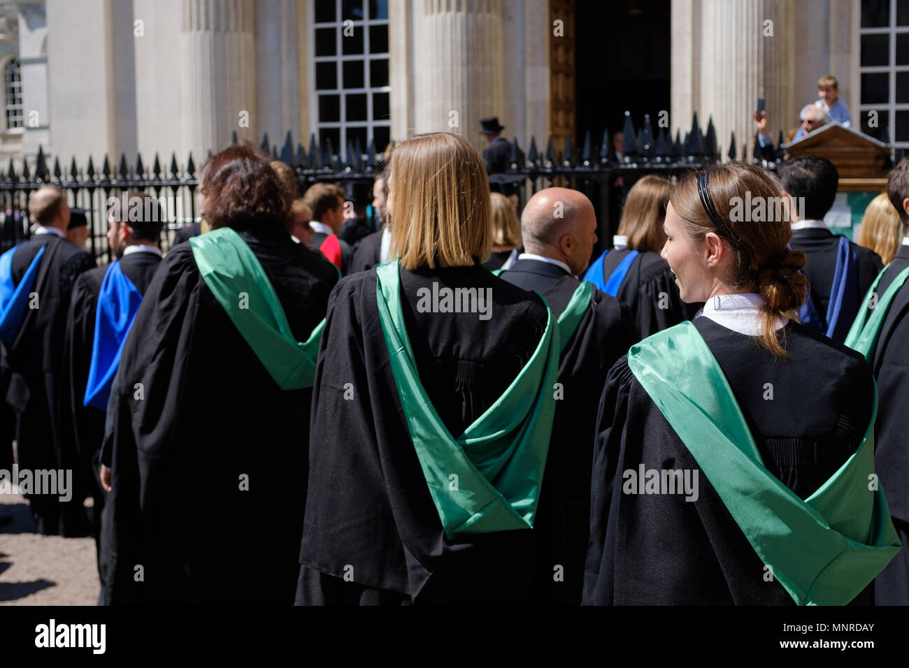 Graduation ceremony cambridge university england hi-res stock ...
