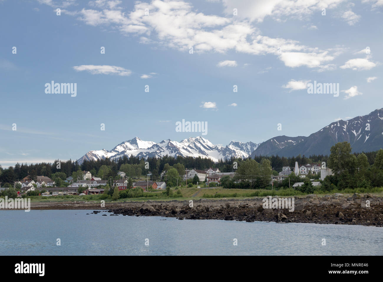 Sandwiched between deep waters of Lynn Canal and majestic, glaciated ...