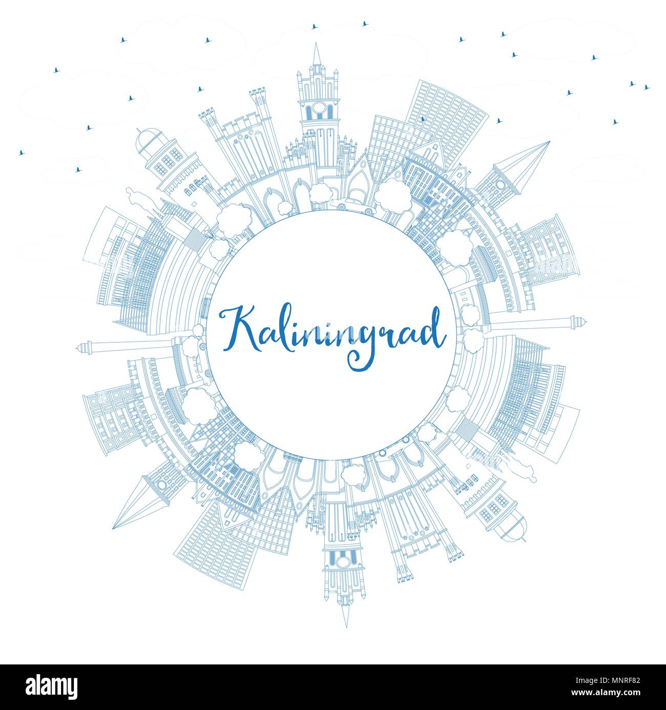 Russia kaliningrad view Stock Vector Images - Alamy