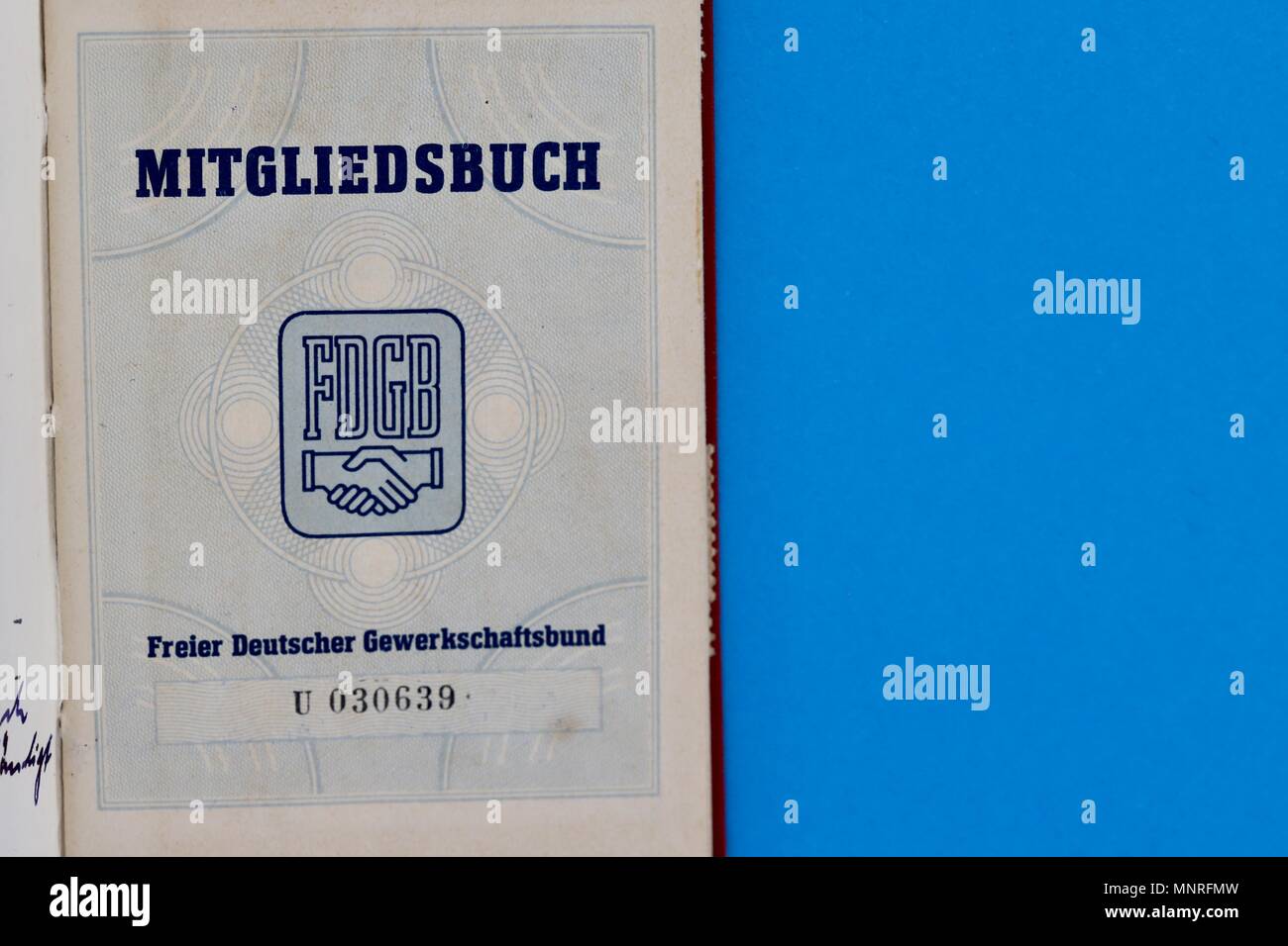 Union membership book hi-res stock photography and images - Alamy