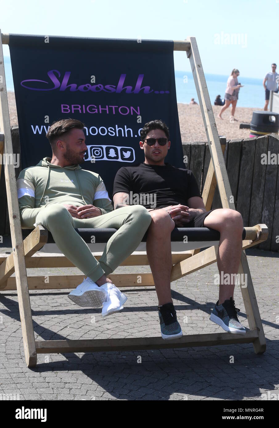 The cast of TOWIE filming in Brighton Featuring: Jordan Wright, Dean ...