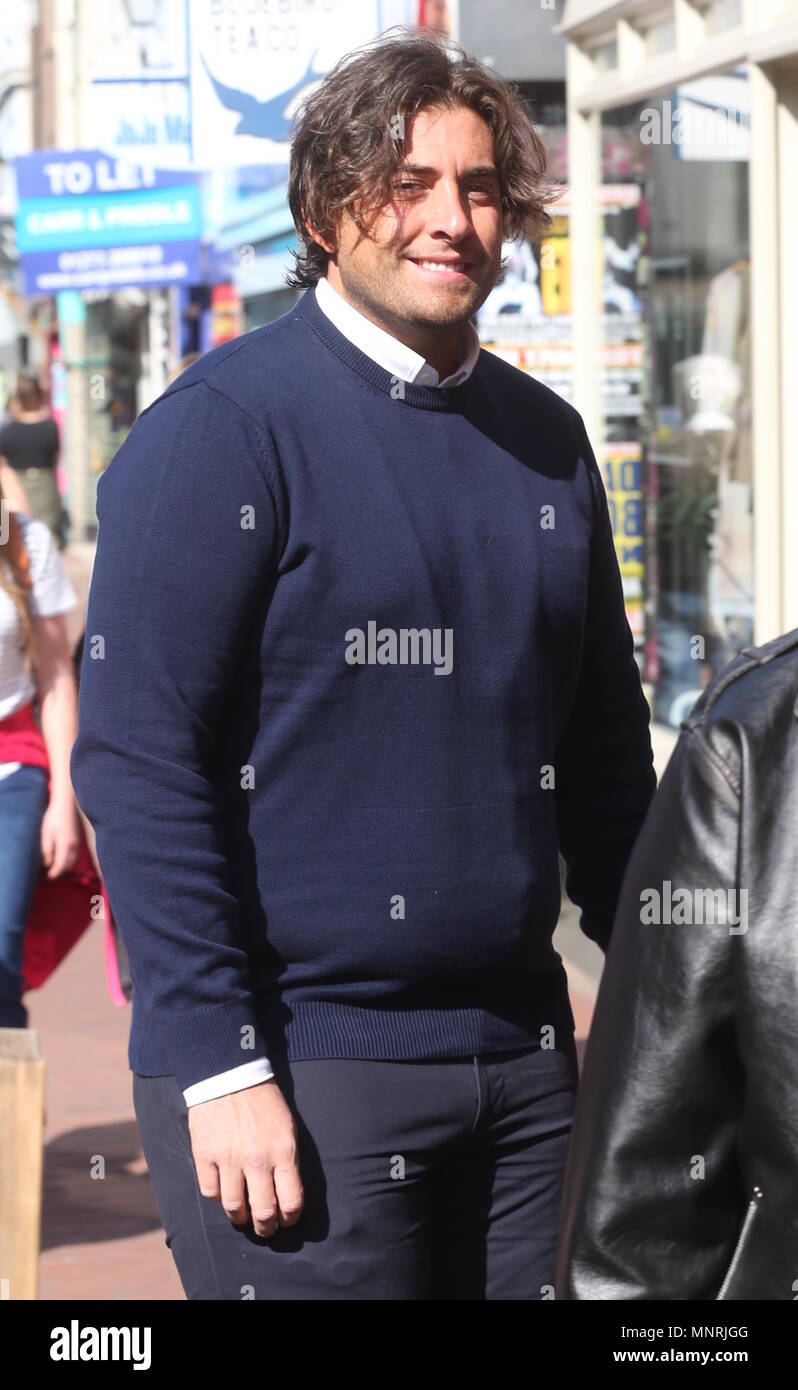 The cast of TOWIE filming in Brighton Featuring: James Argent Where ...