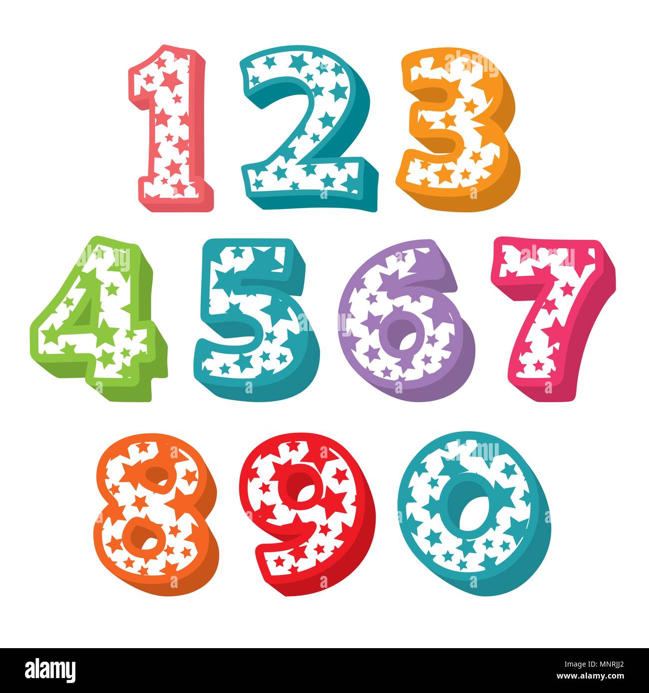Set number two years Stock Vector Images - Alamy