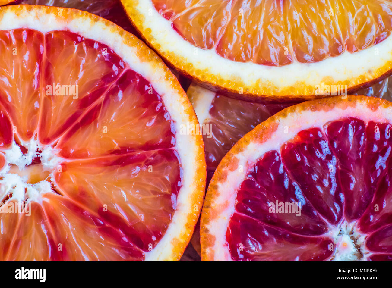 Red orange slices hi-res stock photography and images - Alamy