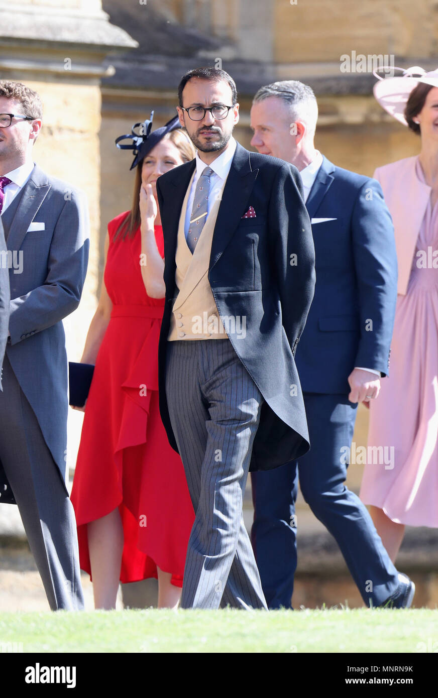 Miguel Head arrives at St George's Chapel in Windsor Castle for the ...
