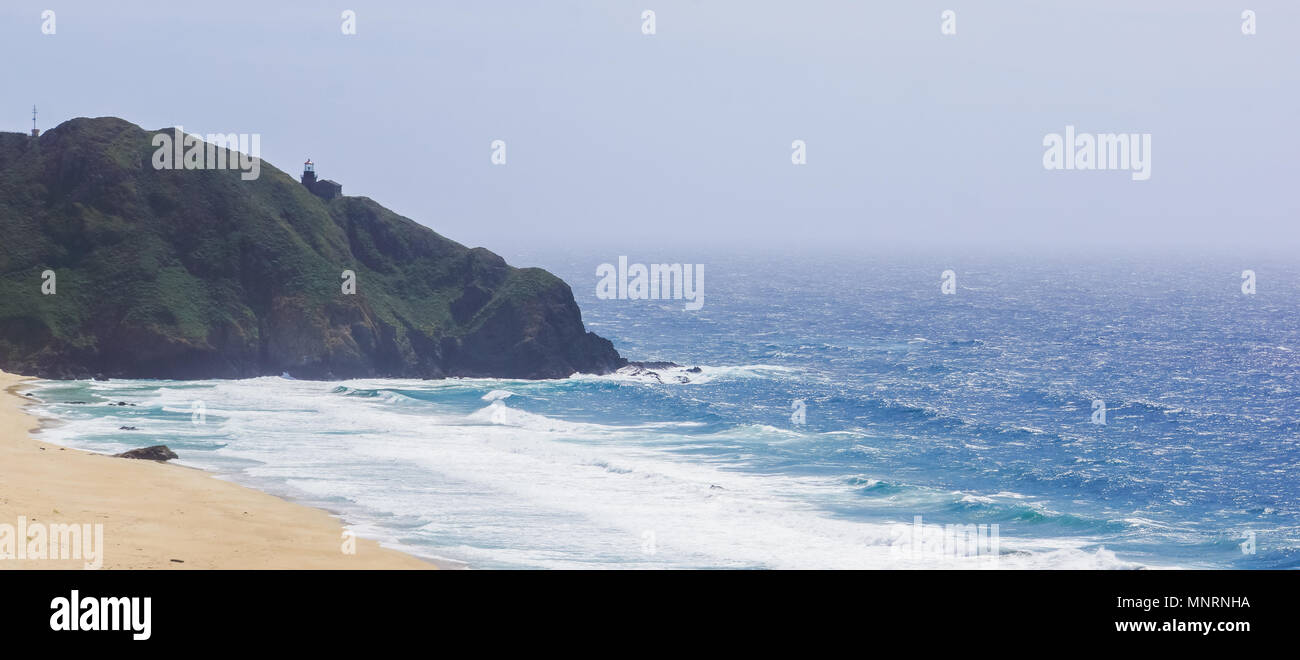 Point Sur historic lighthouse on the Big Sur Pacific Coast in ...