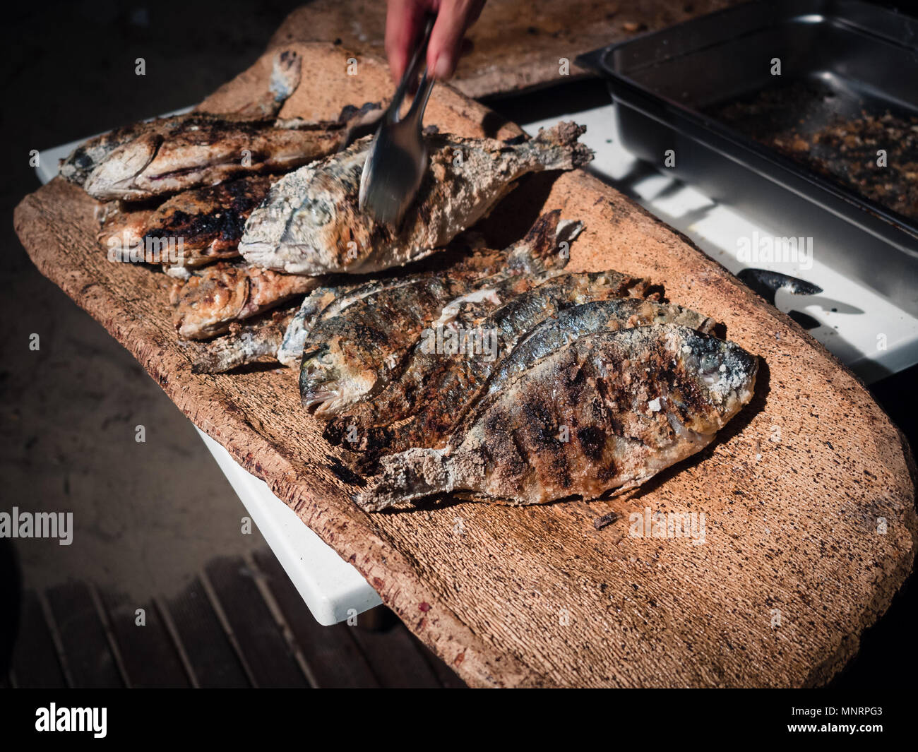 Sea bream cooked hi-res stock photography and images - Alamy