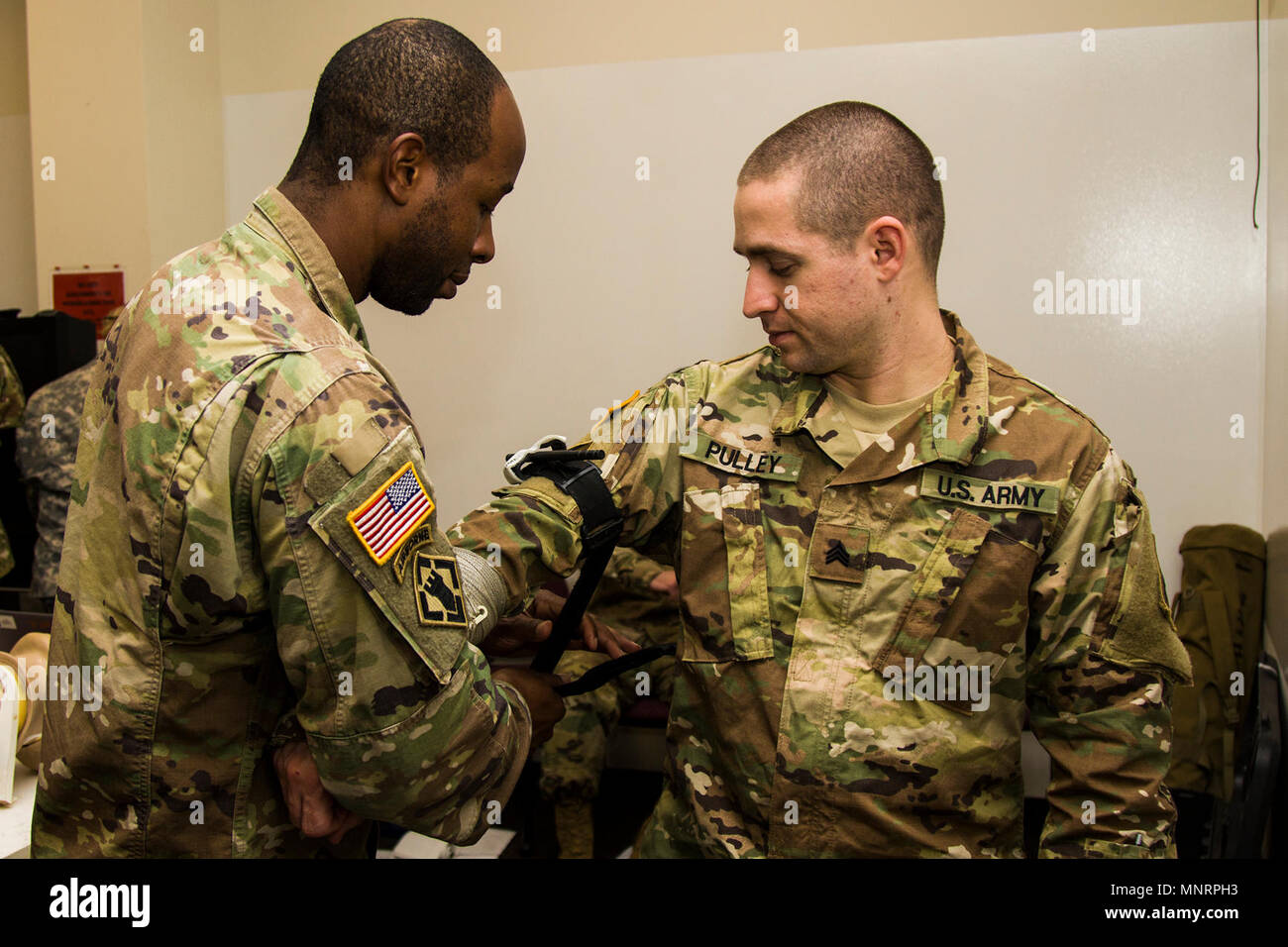 Staff Sgt. Darrick Traylor, an observer coach/trainer assigned to 4th ...