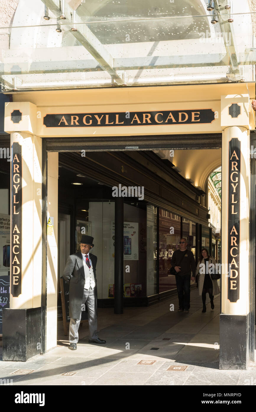 Argyll Arcade entrance, Glasgow, Scotland,UK Stock Photo - Alamy