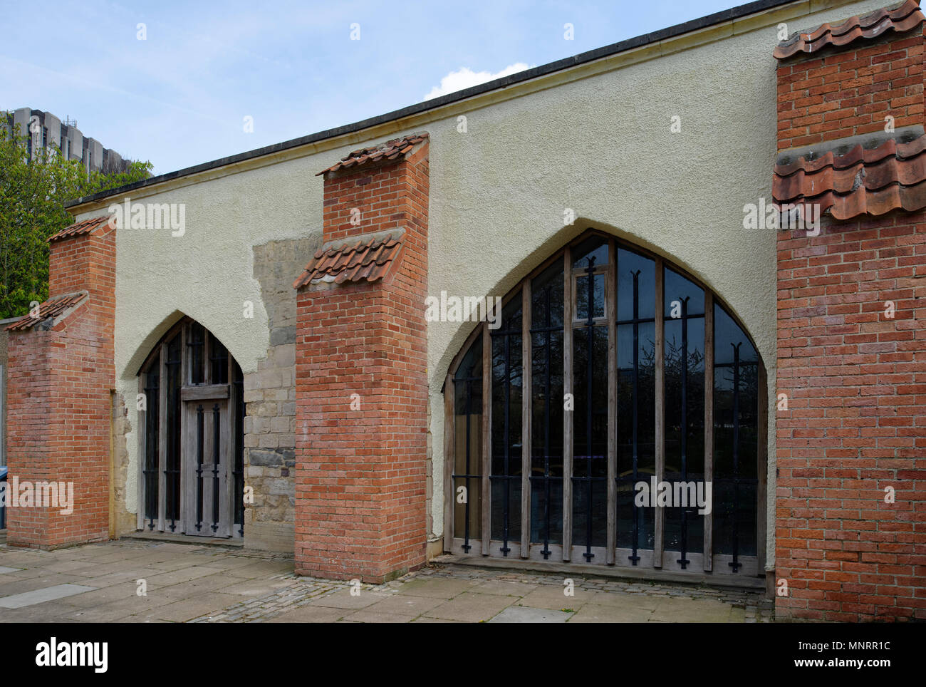 The King's Hall Porches; Castle Park, Bristol Stock Photo - Alamy