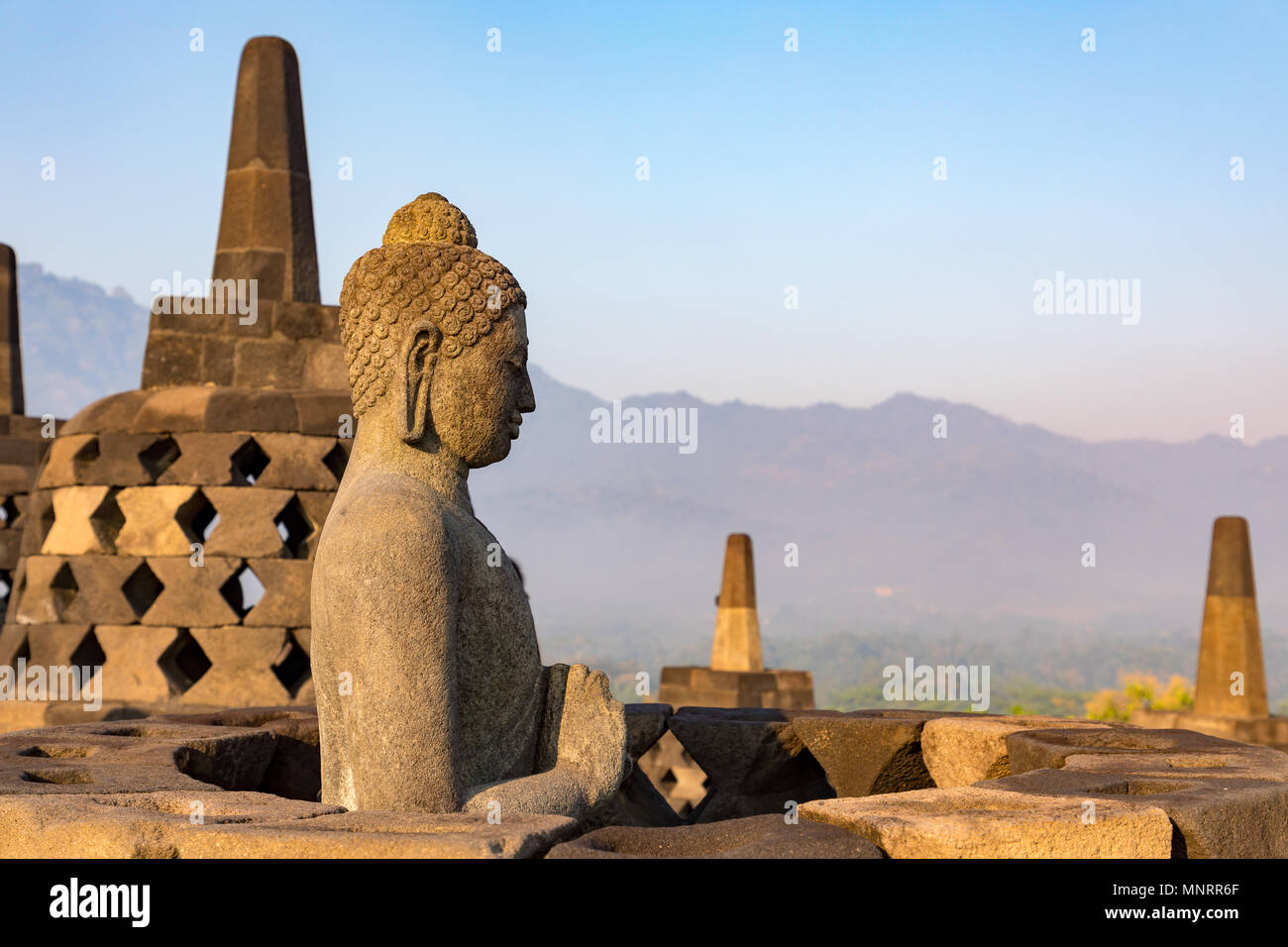 Borobudur Central Java Indonesia 04 May, 2018 The 9th century temple of ...