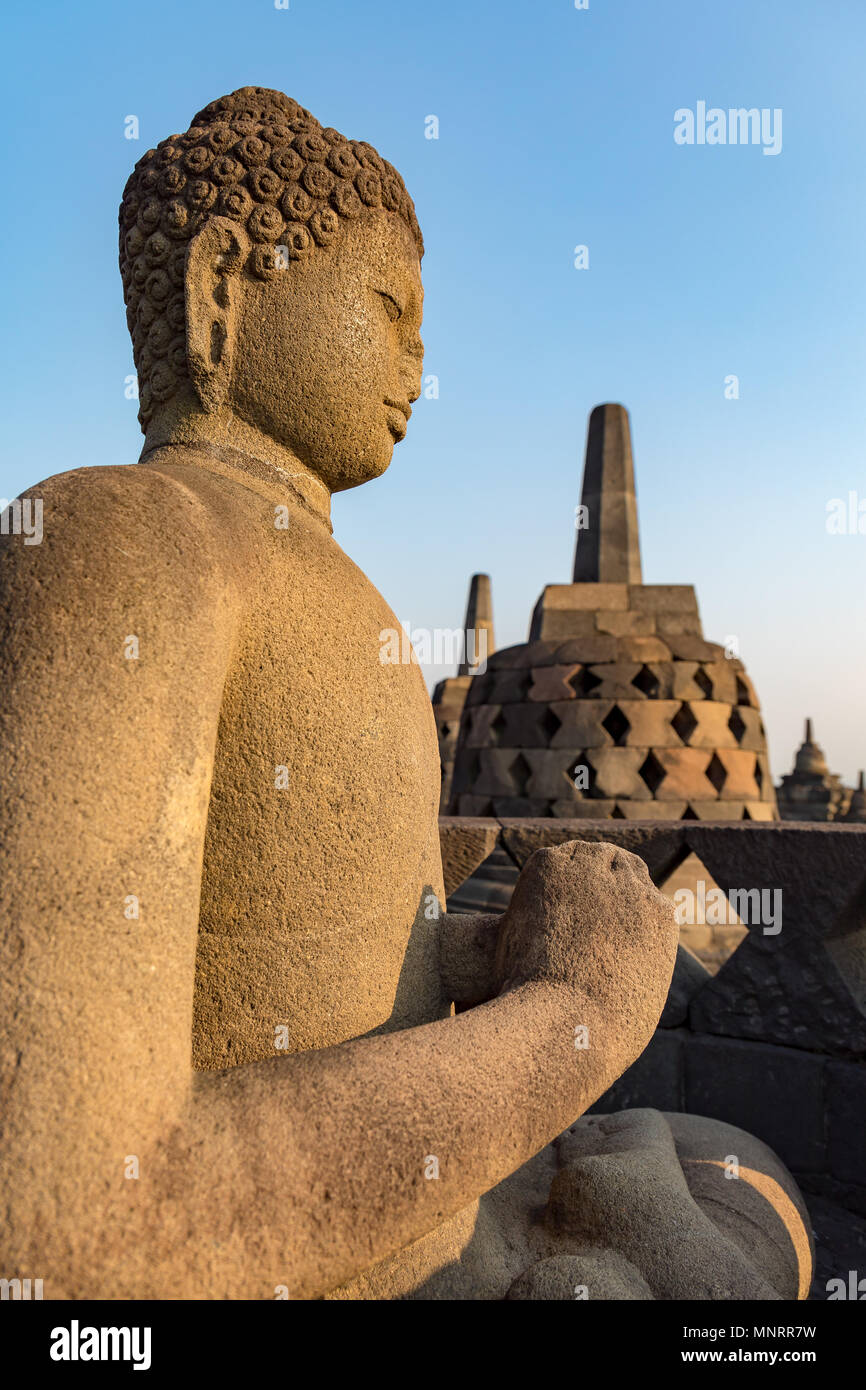 Borobudur Central Java Indonesia 04 May, 2018 The 9th century temple of ...