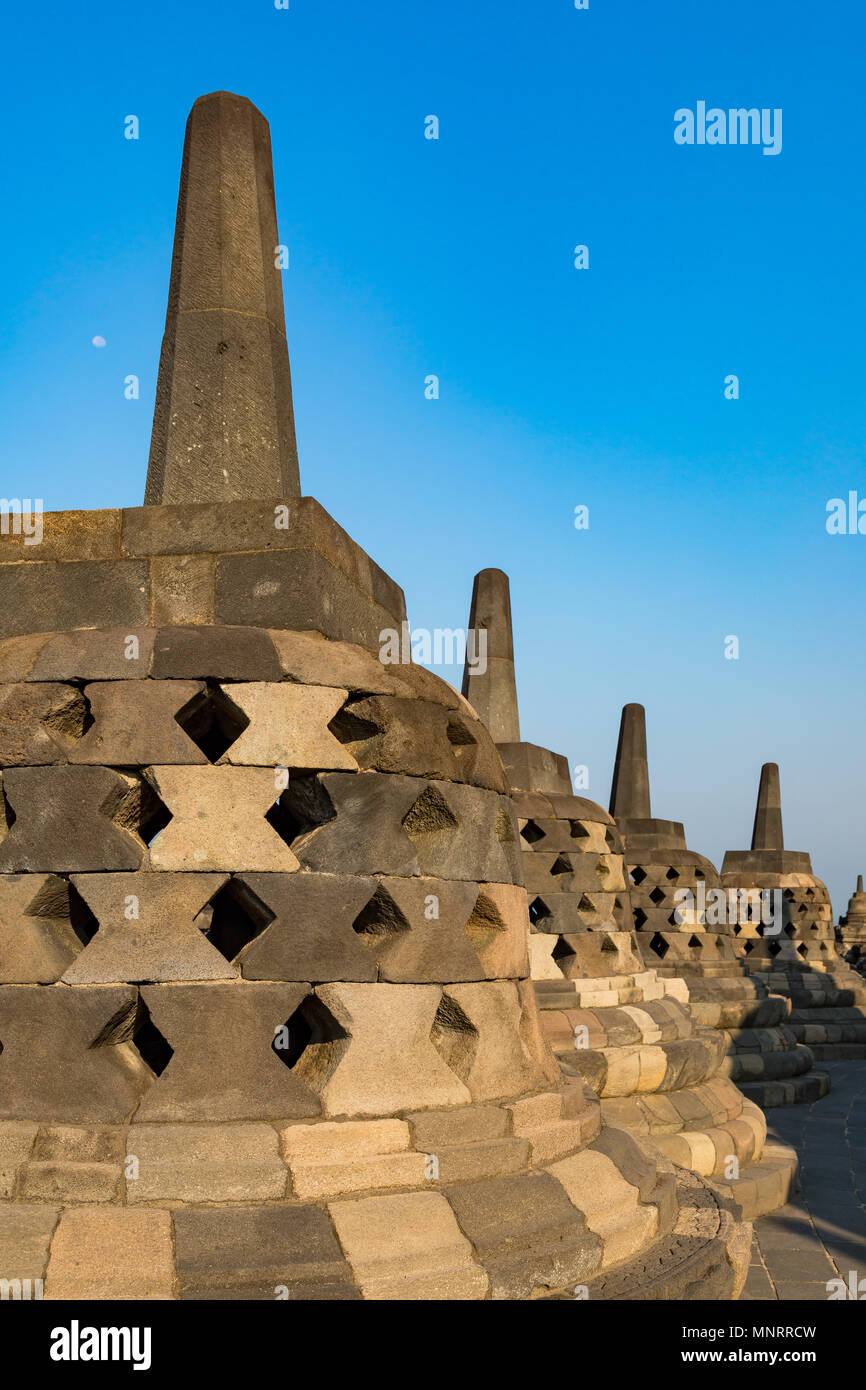 Borobudur Central Java Indonesia 04 May, 2018 The 9th century temple of ...