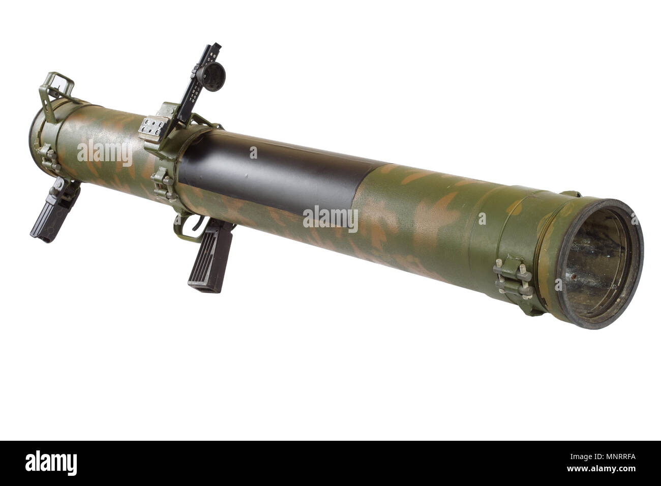 rocket propelled grenade launcher isolated on white Stock Photo - Alamy