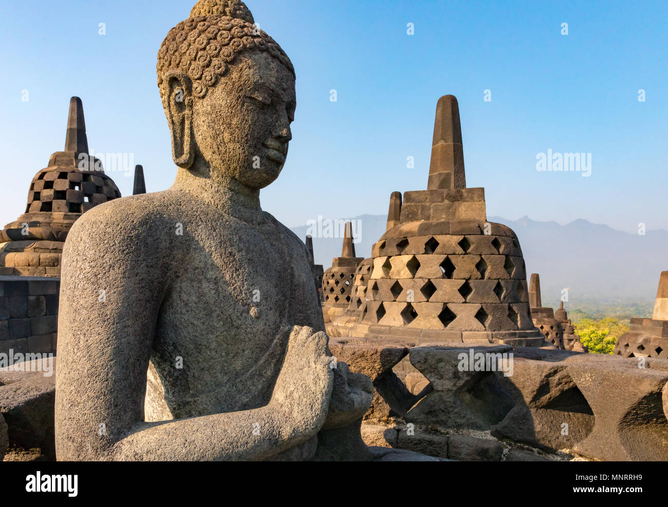 Borobudur Central Java Indonesia 04 May, 2018 The 9th century temple of ...