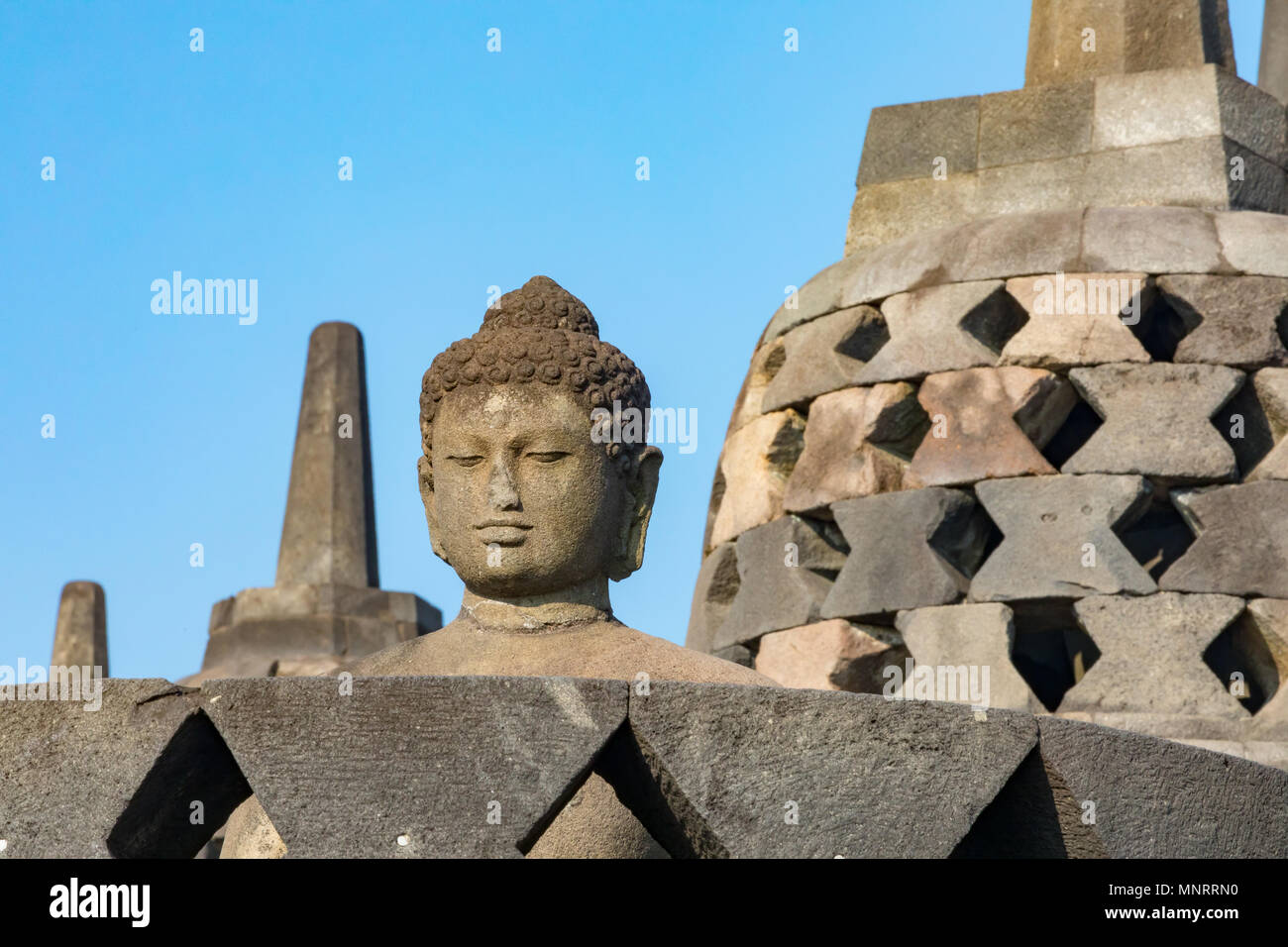 Borobudur Central Java Indonesia 04 May, 2018 The 9th century temple of ...
