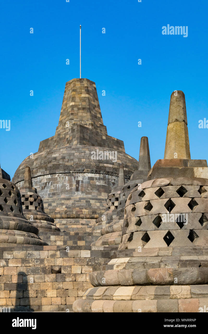 Borobudur Central Java Indonesia 04 May, 2018 The 9th century temple of ...